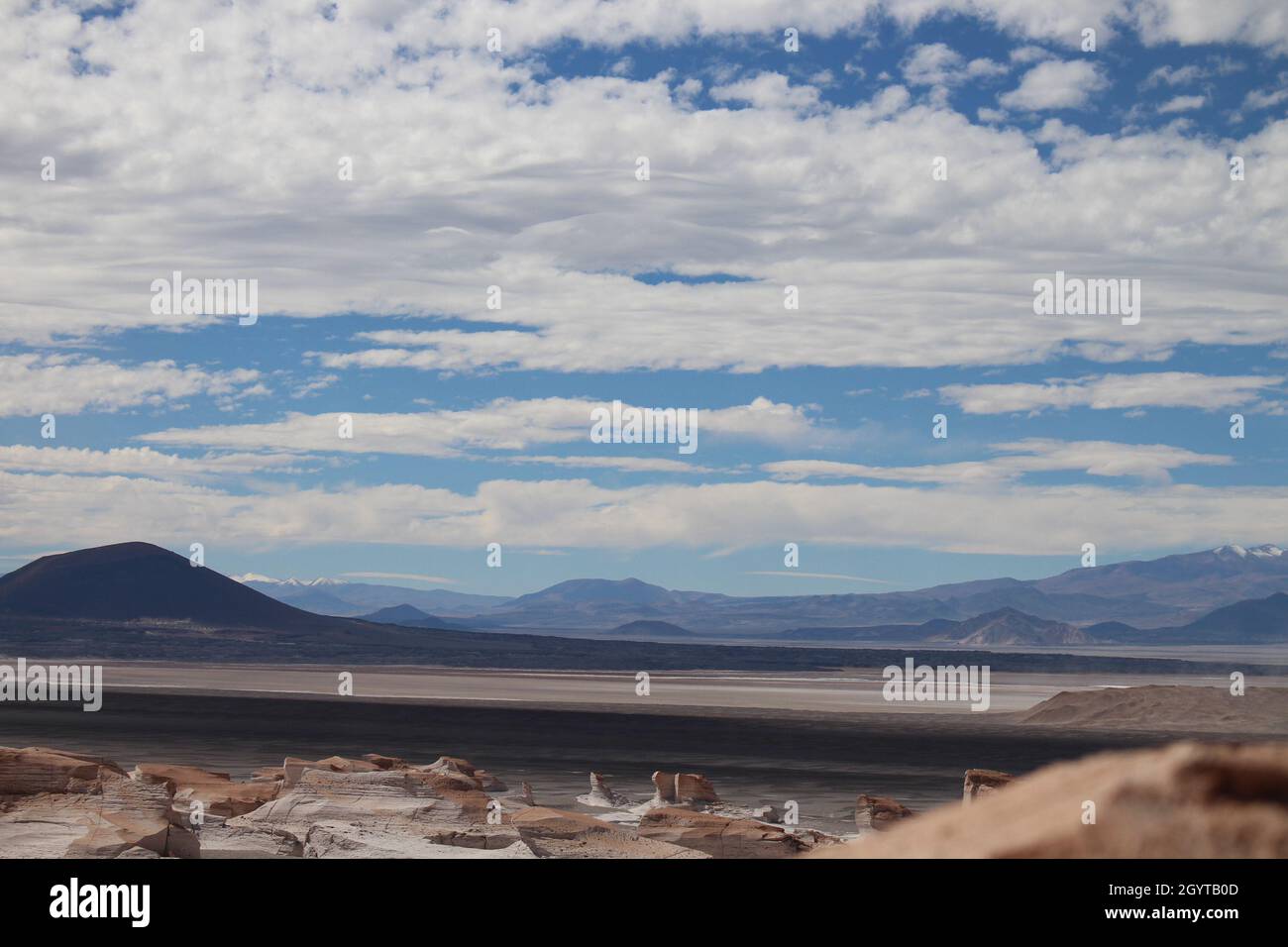 unique pumice field in the world in northwestern Argentina Stock Photo ...