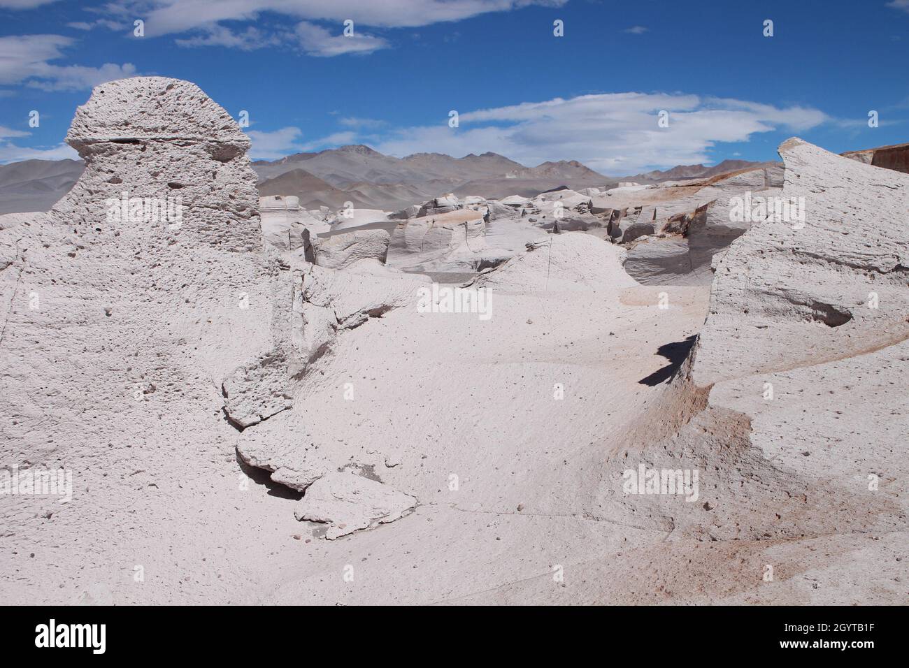 unique pumice field in the world in northwestern Argentina Stock Photo ...