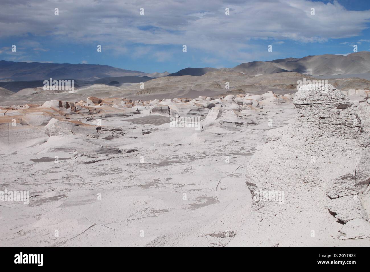 unique pumice field in the world in northwestern Argentina Stock Photo ...