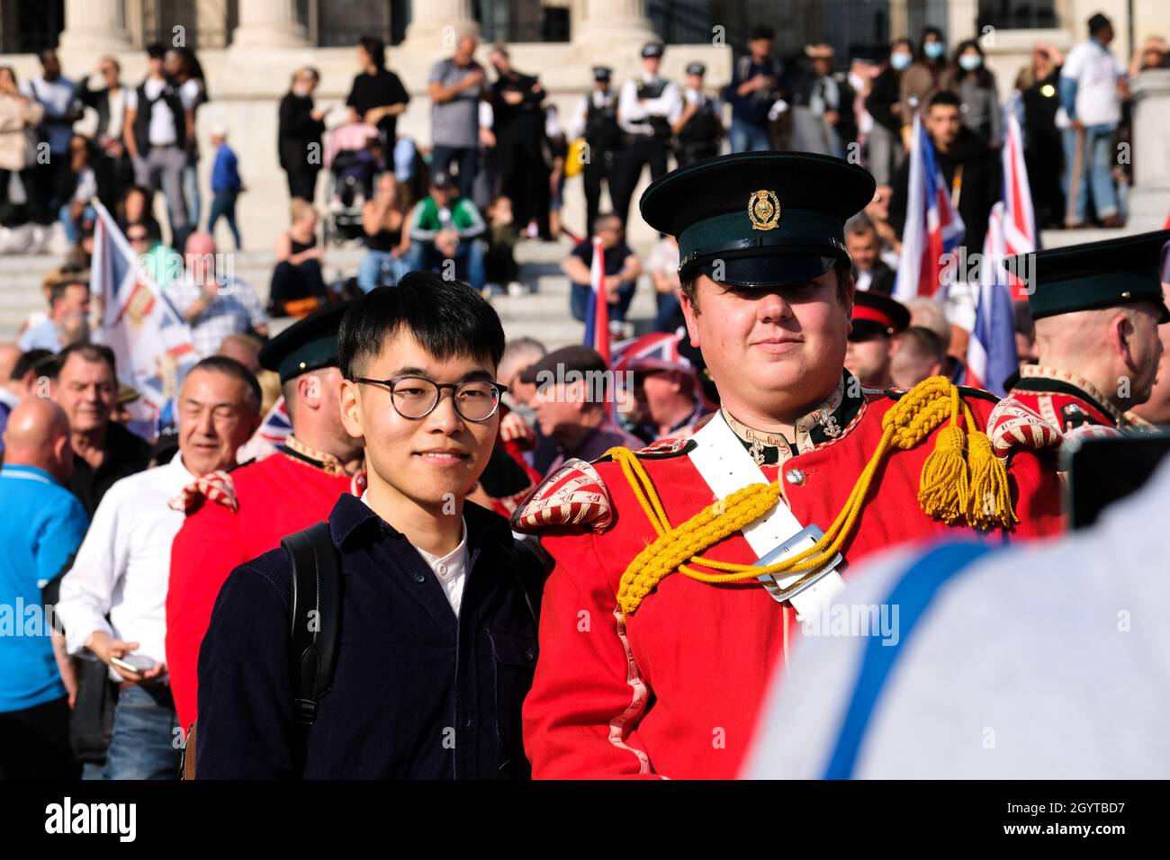 London, UK. 9th Oct 2021. No surrender to the Irish sea border ...