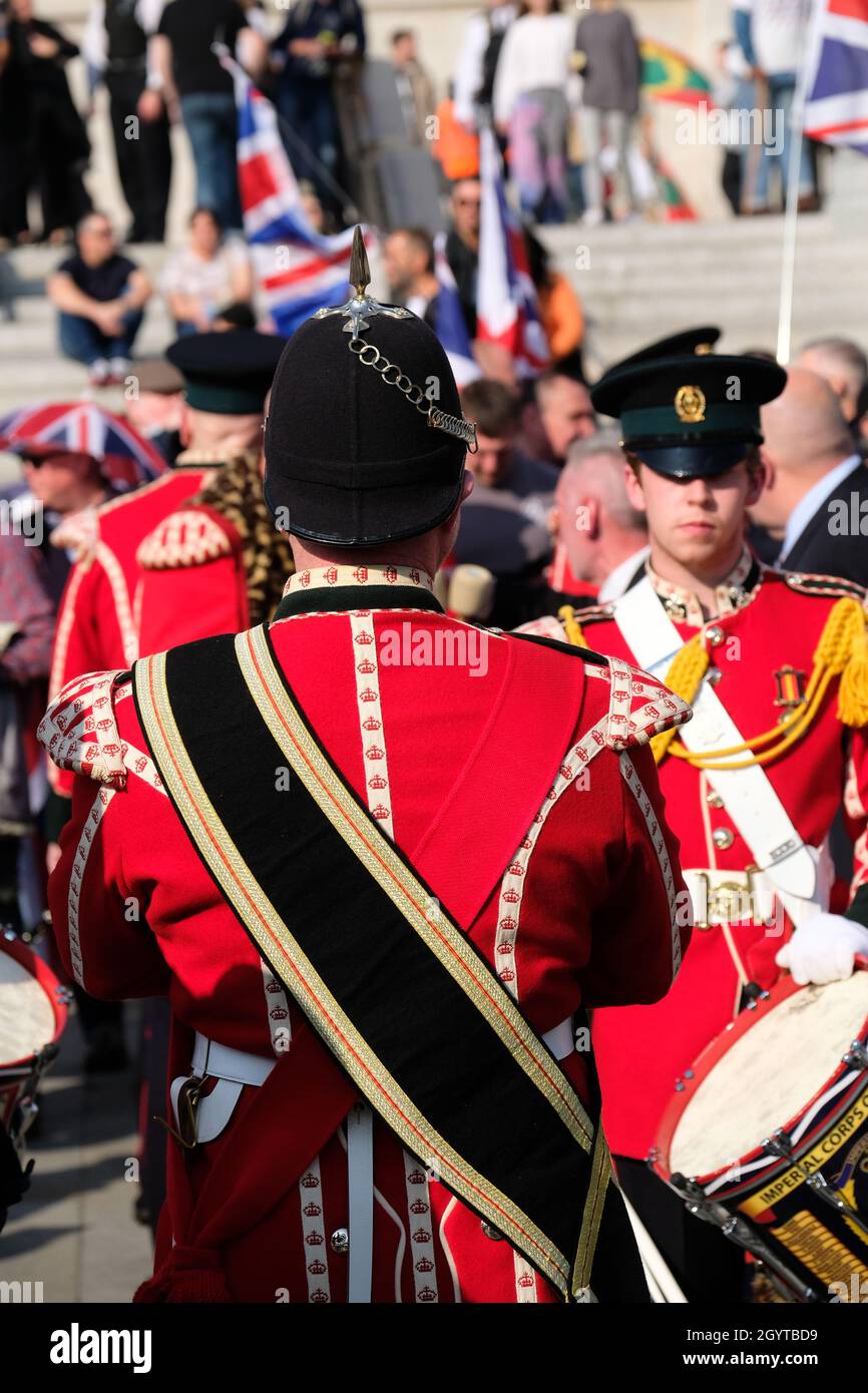 London, UK. 9th Oct 2021. No surrender to the Irish sea border ...