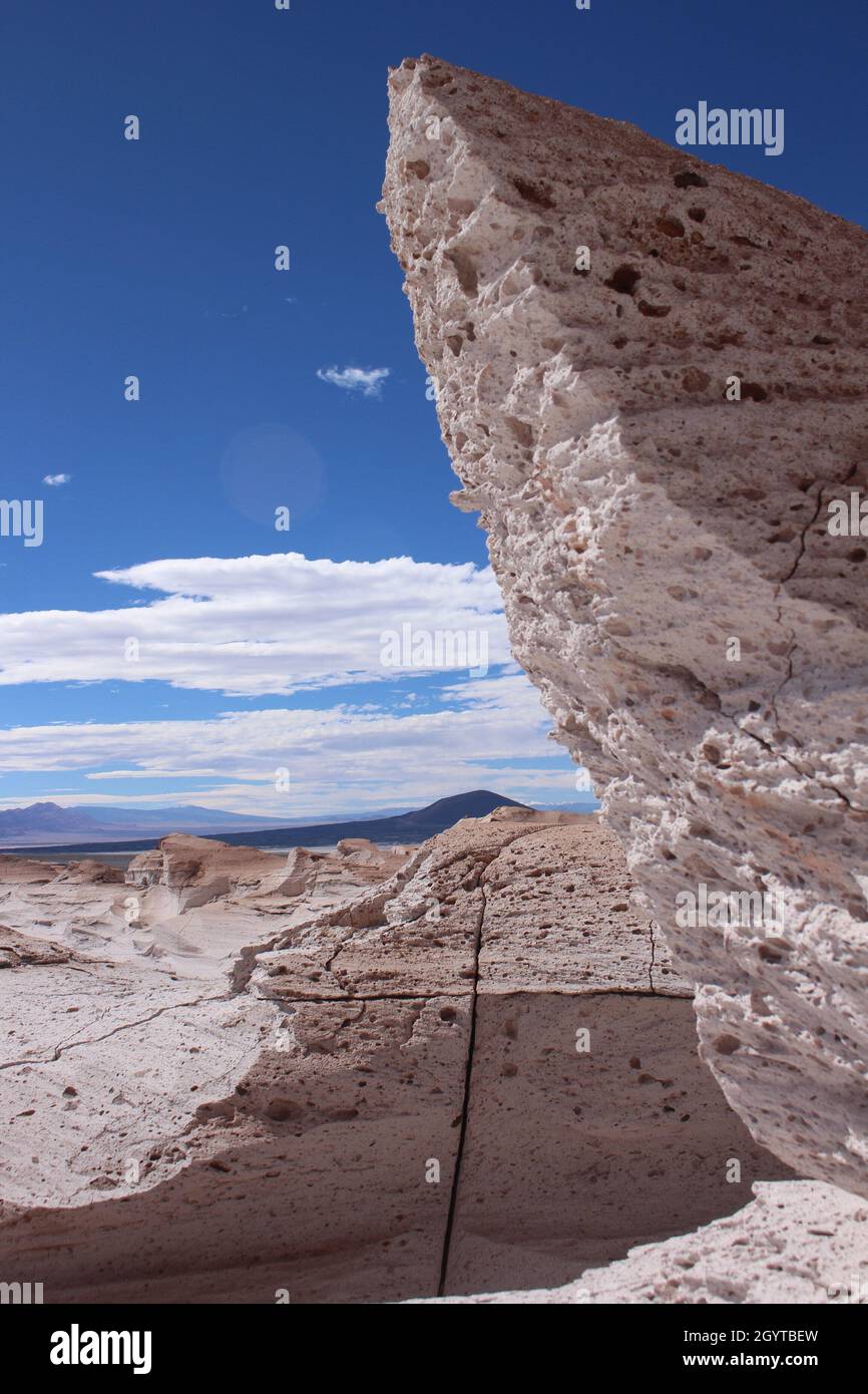 unique pumice field in the world in northwestern Argentina Stock Photo ...