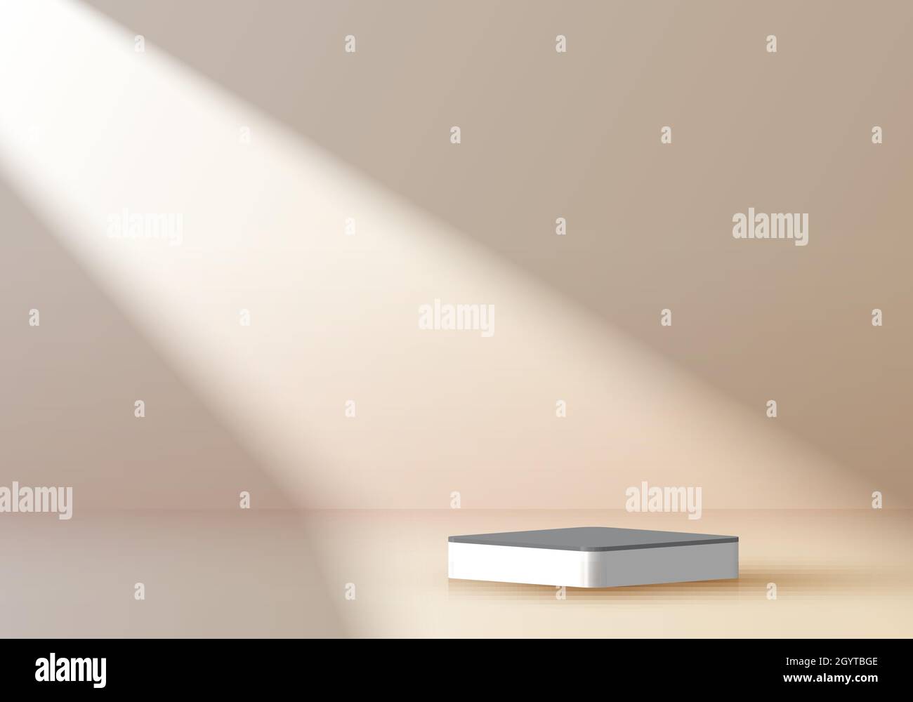 3d rendering square white Stock Vector Images - Alamy