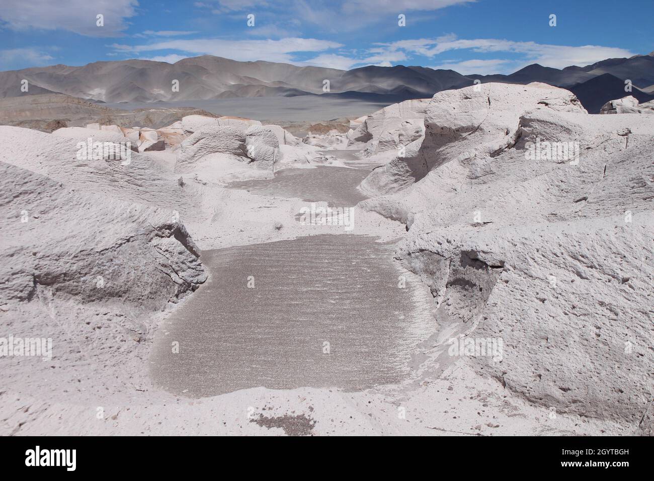 unique pumice field in the world in northwestern Argentina Stock Photo ...