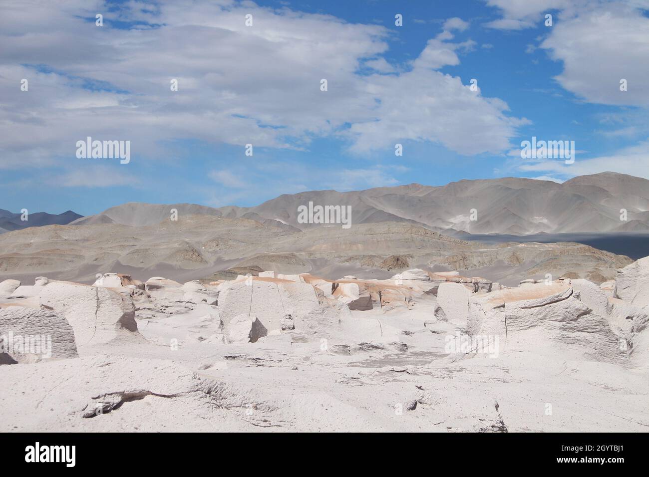 unique pumice field in the world in northwestern Argentina Stock Photo ...
