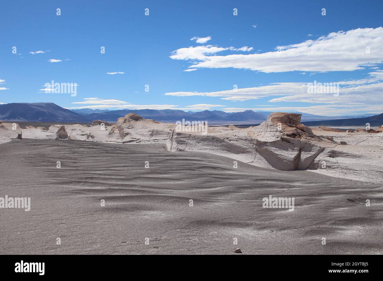 unique pumice field in the world in northwestern Argentina Stock Photo ...