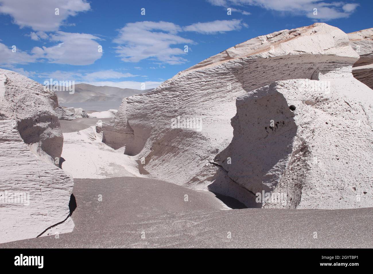 unique pumice field in the world in northwestern Argentina Stock Photo ...
