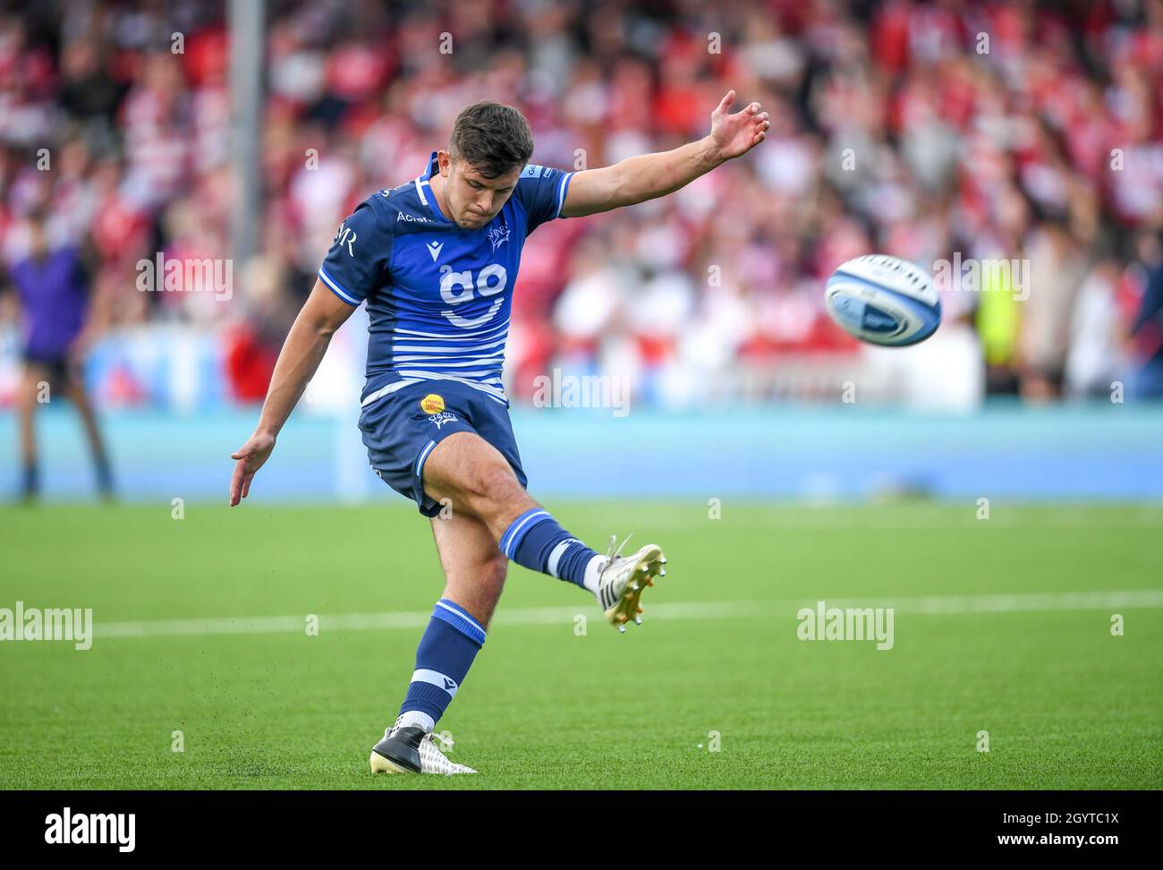 Kingsholm Stadium, Gloucester, UK. 9th Oct, 2021. Gallagher Premiership ...