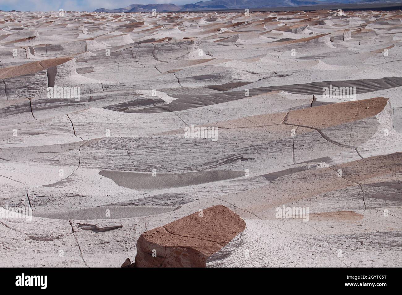 unique pumice field in the world in northwestern Argentina Stock Photo ...