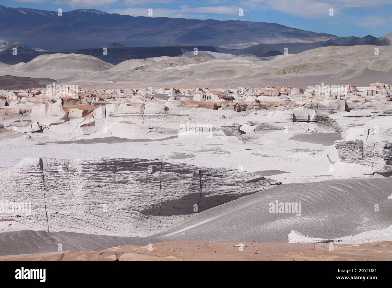 unique pumice field in the world in northwestern Argentina Stock Photo ...