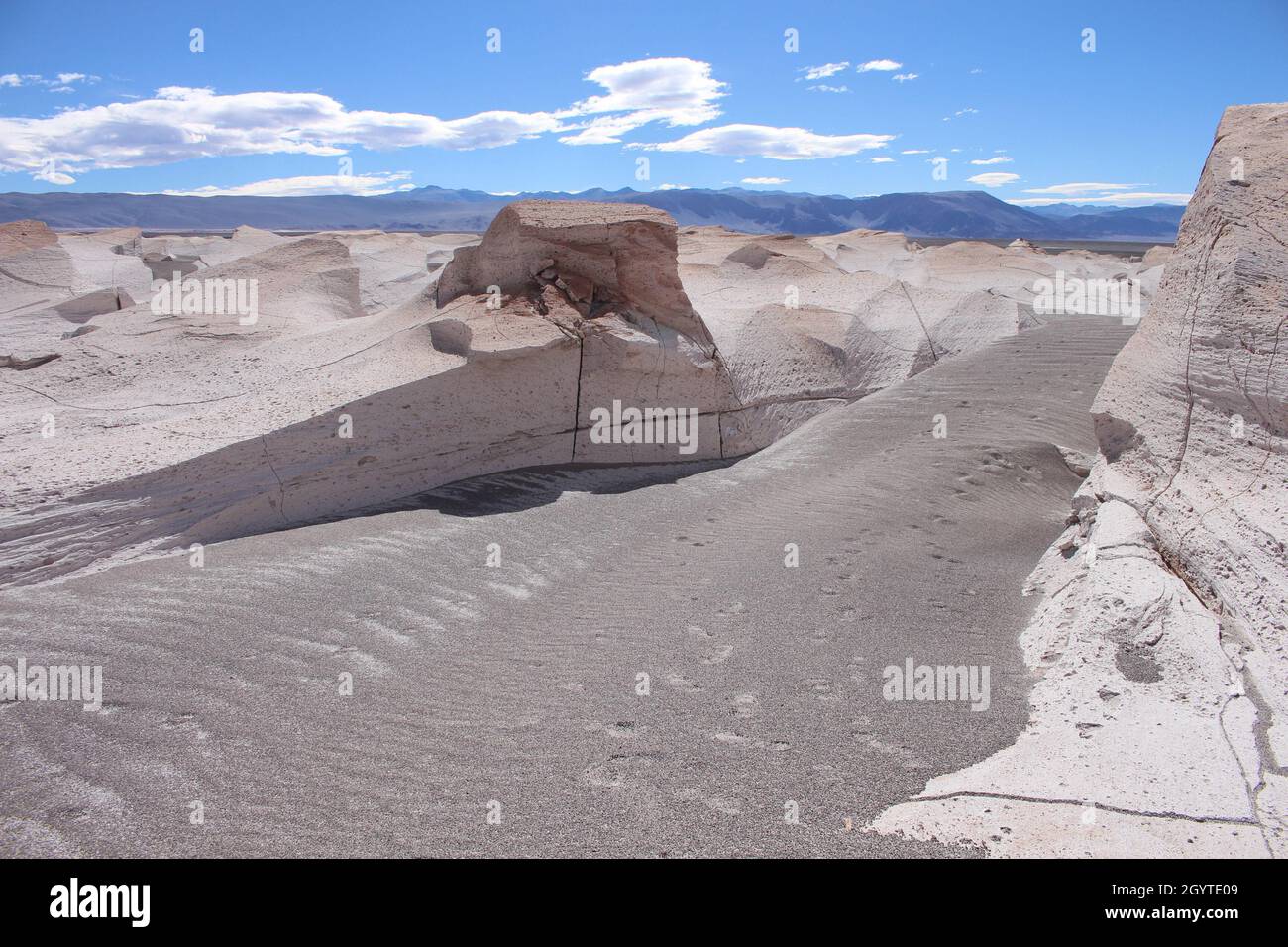 unique pumice field in the world in northwestern Argentina Stock Photo ...