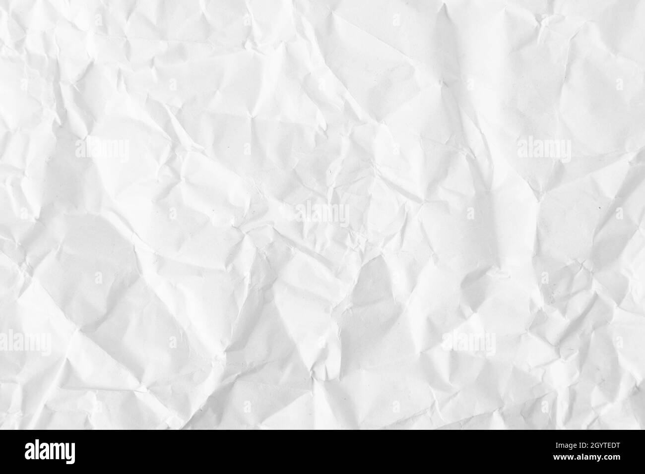 White crumpled paper texture background Stock Photo - Alamy