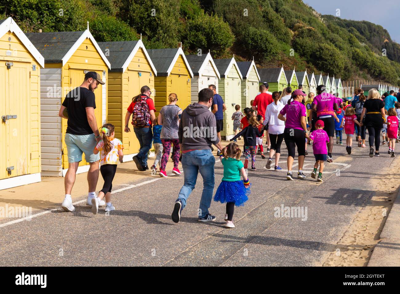 Bournemouth, Dorset, UK. 9th Oct 2021. The first day of Run Bournemouth ...