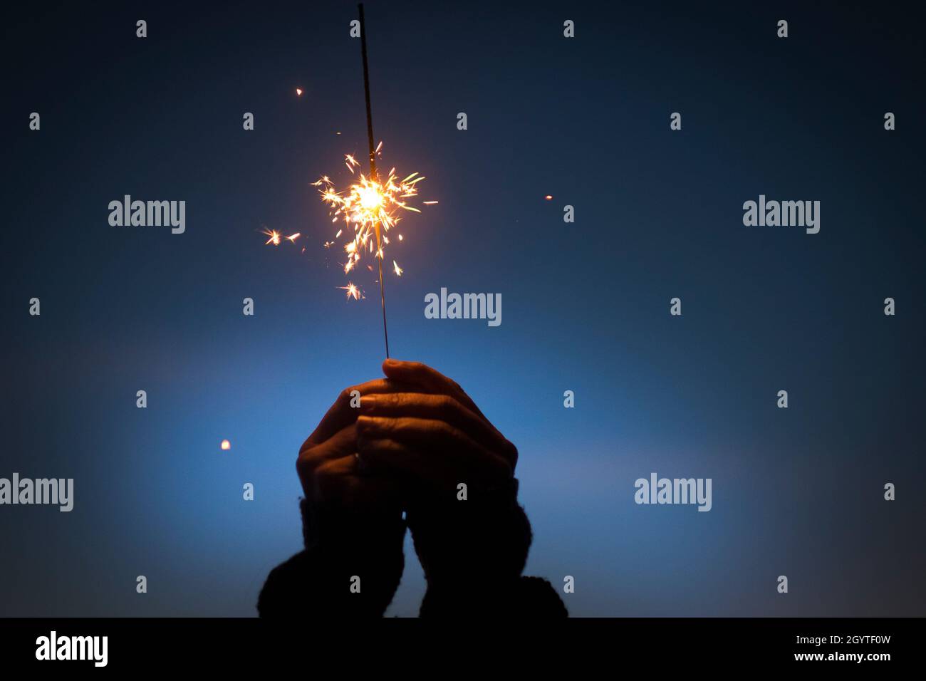 Man woman celebrating firework hi-res stock photography and images - Alamy