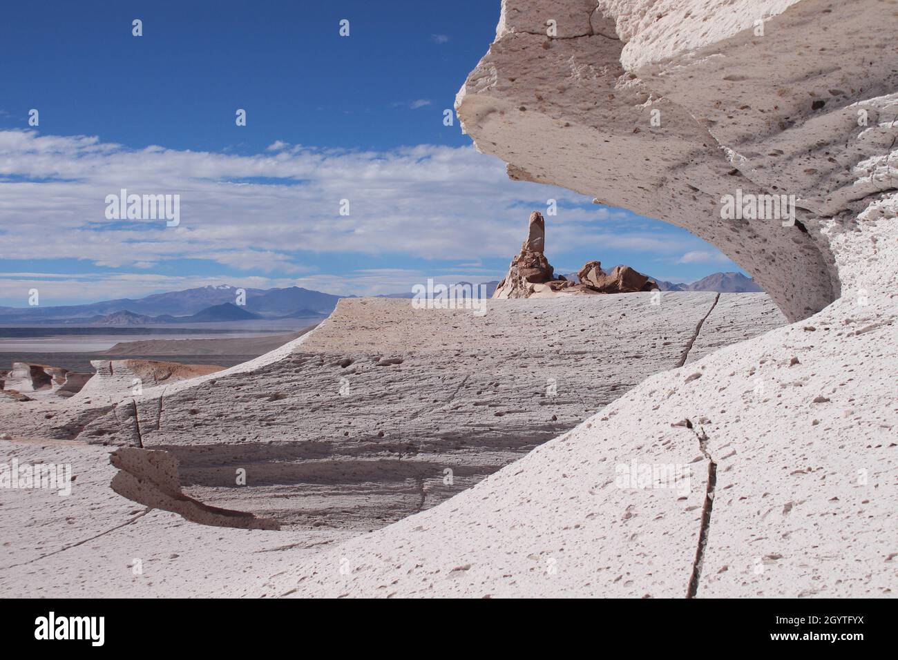 unique pumice field in the world in northwestern Argentina Stock Photo ...