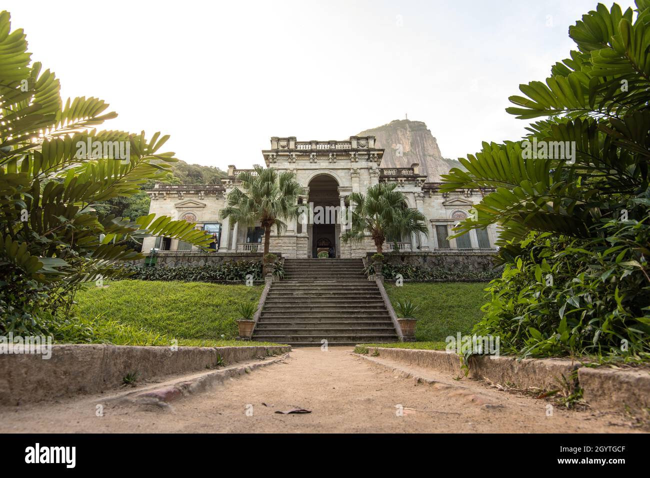 Mansion of Lage Park at the Foot of Corcovado Mountain in Rio de ...