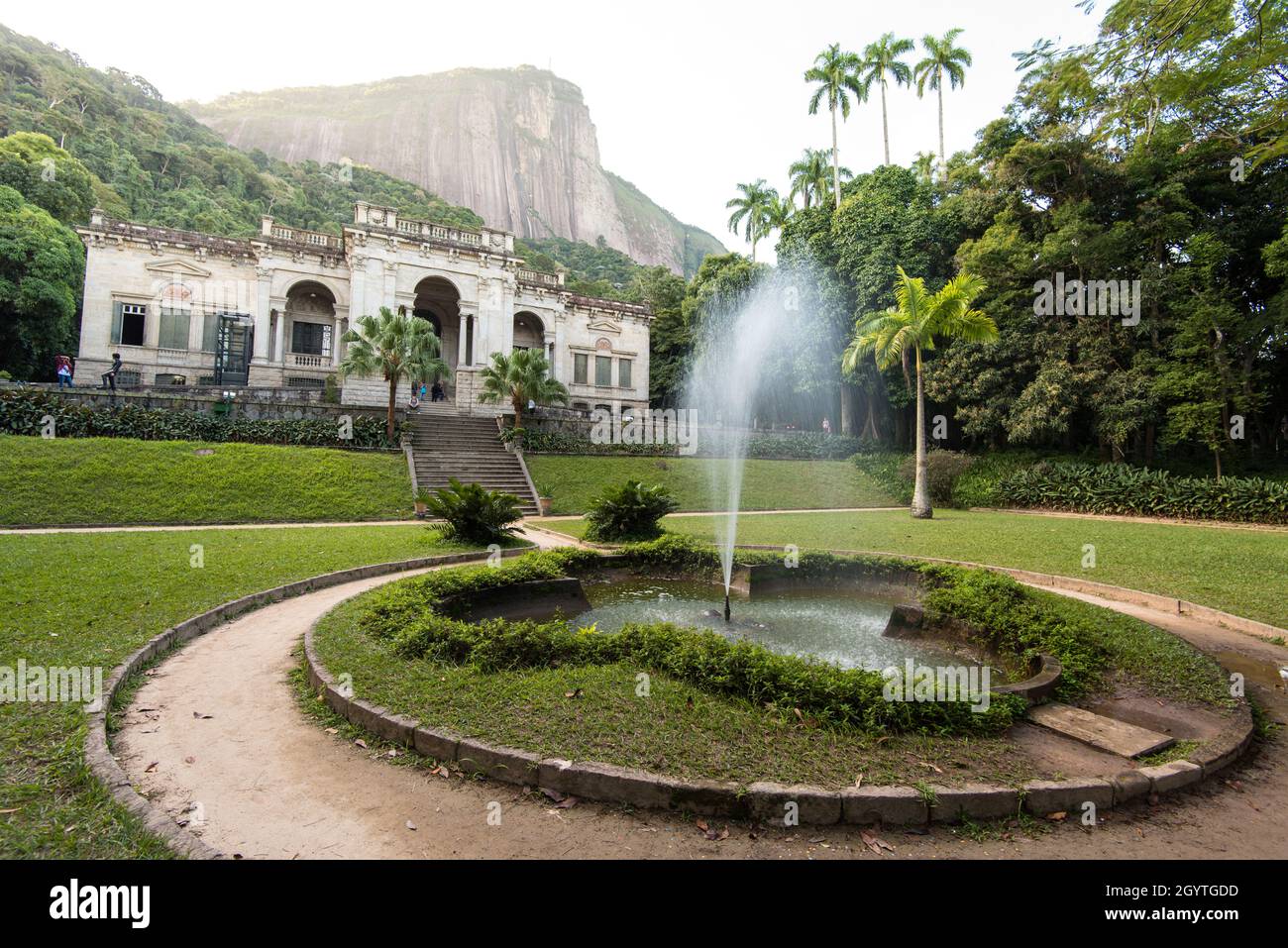 Mansion of Lage Park at the Foot of Corcovado Mountain in Rio de ...