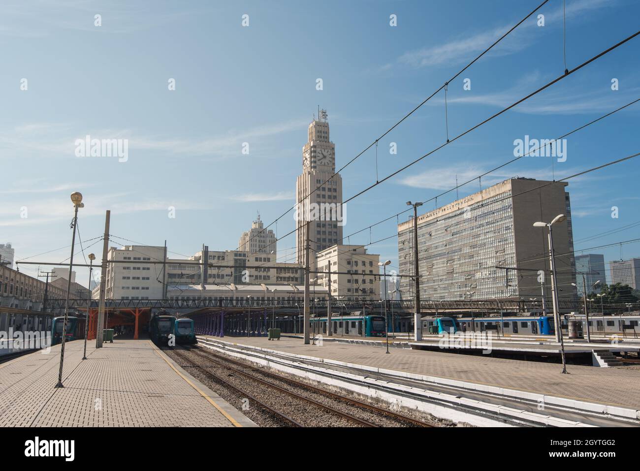 Central Train Station of Rio de Janeiro City, Brazil Stock Photo - Alamy