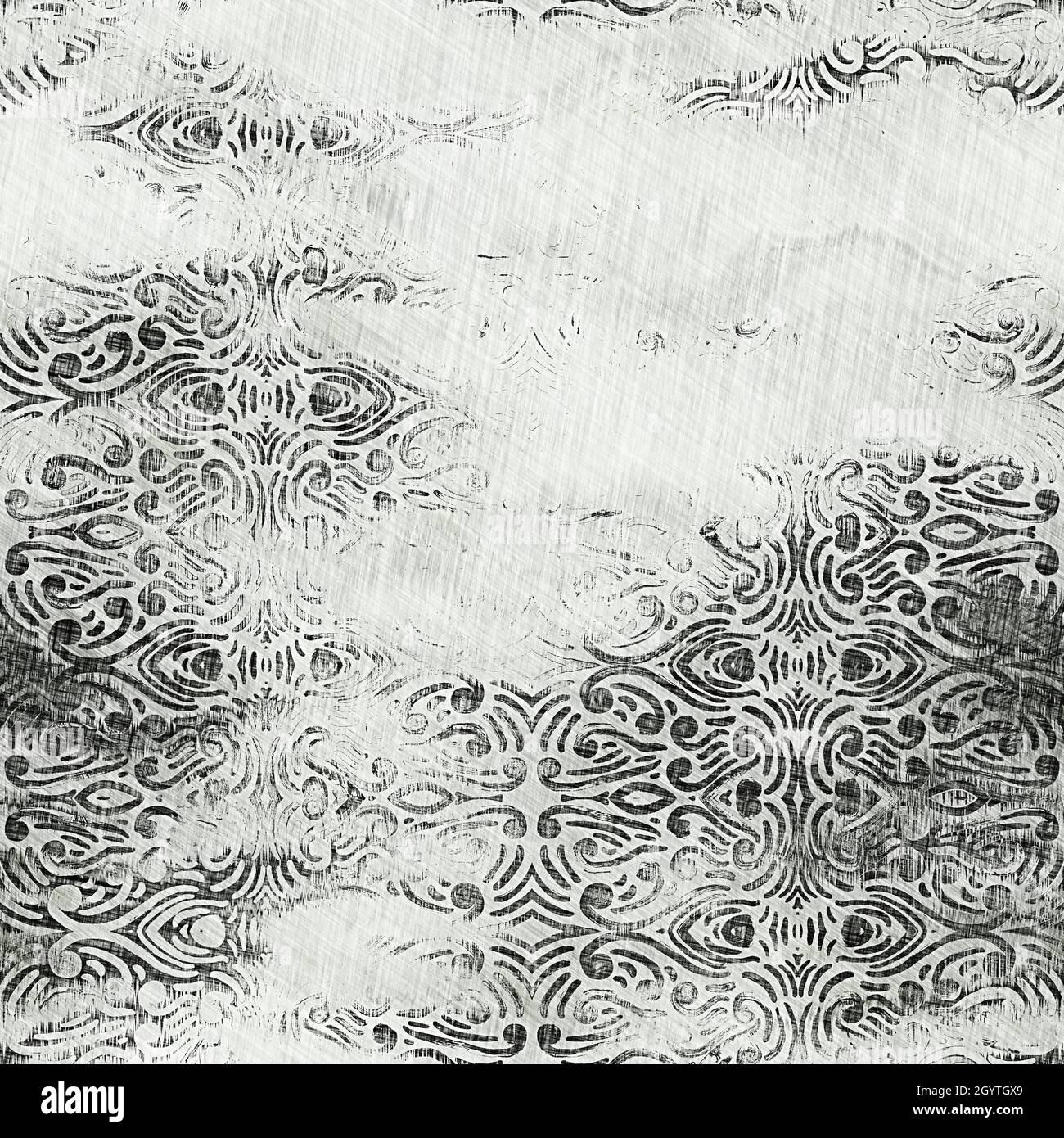 Seamless hand drawn pencil sketch pattern for surface print Stock Photo ...