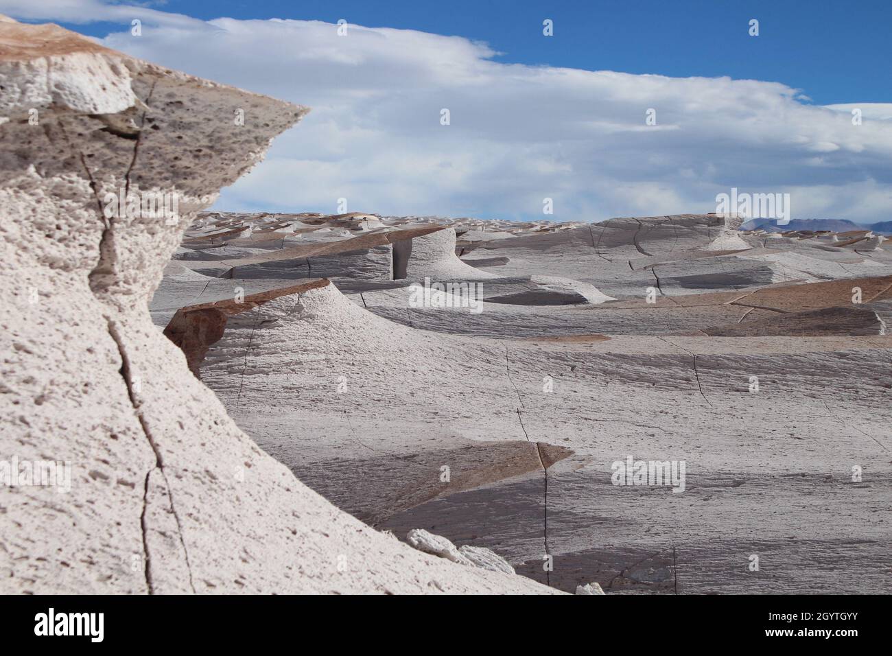 unique pumice field in the world in northwestern Argentina Stock Photo ...