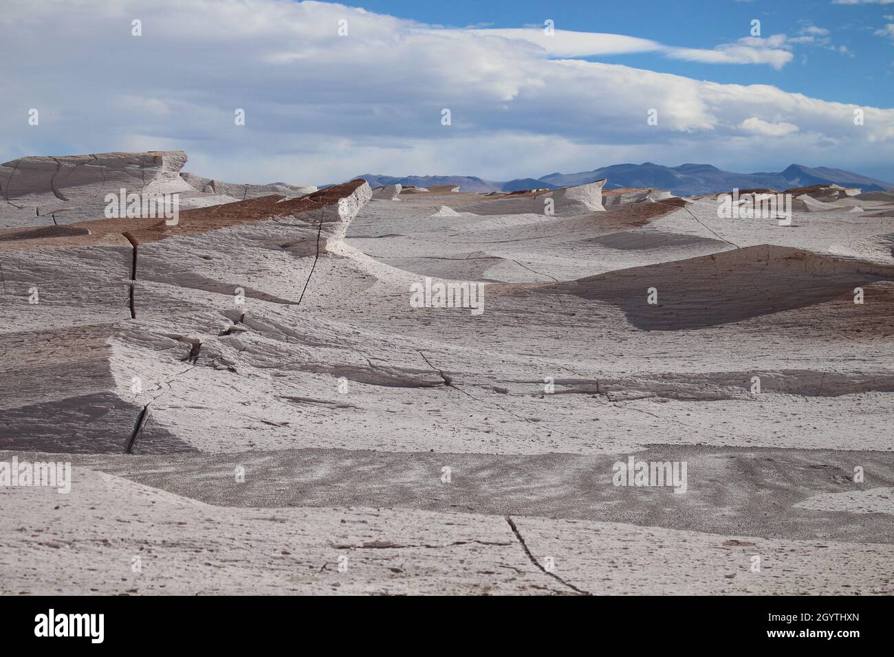 unique pumice field in the world in northwestern Argentina Stock Photo ...