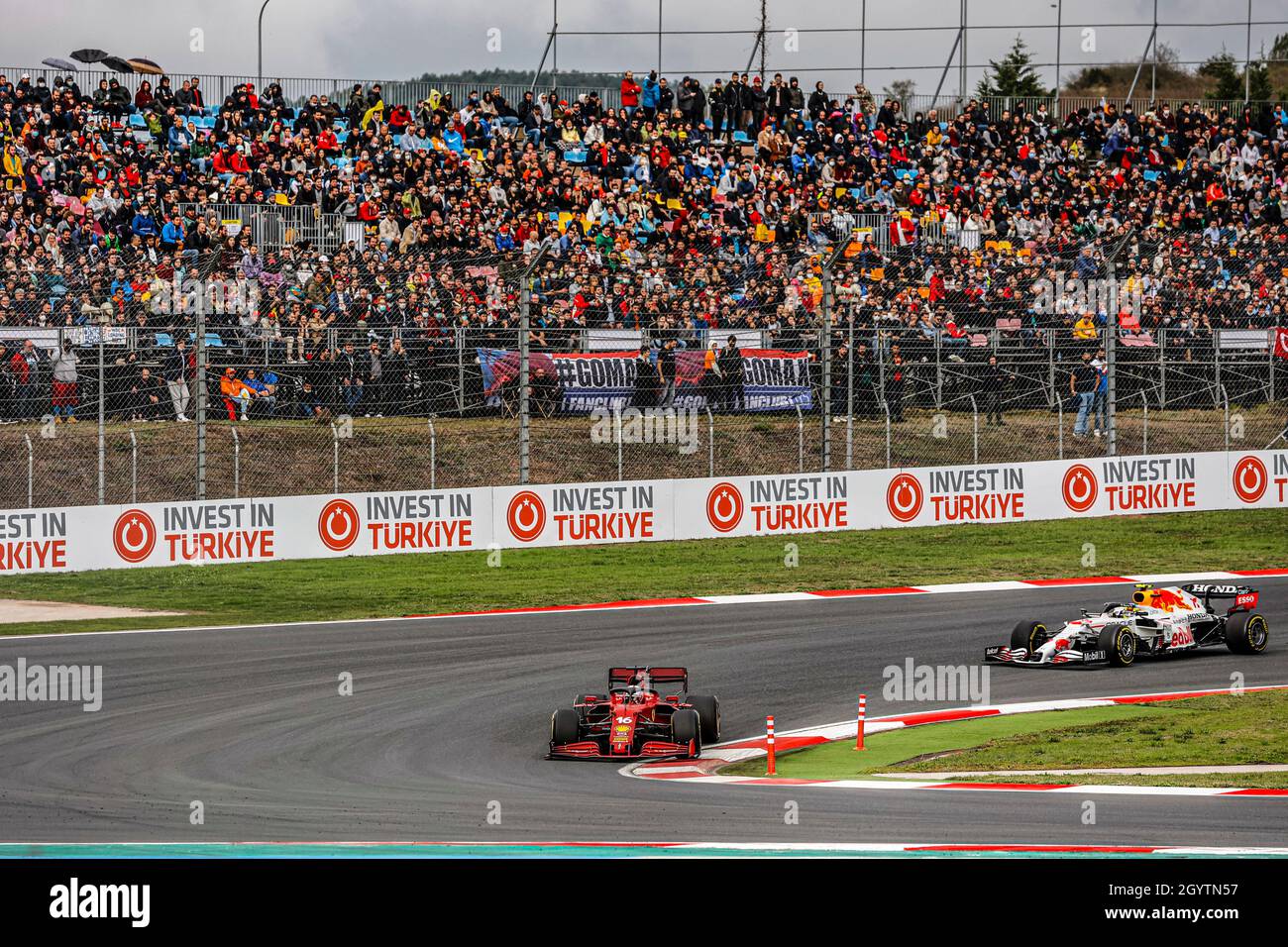 Istanbul, Turkey. 9th Oct, 2021. # 16 Charles Leclerc (MON, Scuderia ...