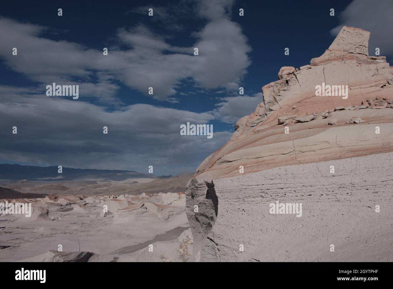 unique pumice field in the world in northwestern Argentina Stock Photo ...