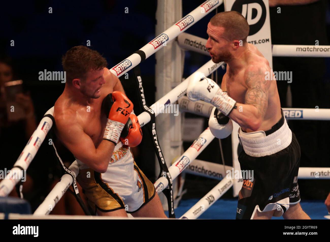 9th October 2021; M&S Bank Arena, Liverpool, England; Matchroom Boxing ...