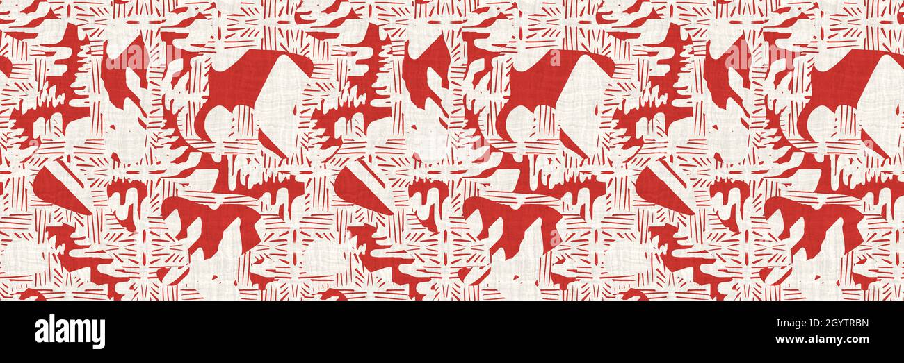 Seamless two tone hand drawn brushed effect pattern border swatch Stock ...