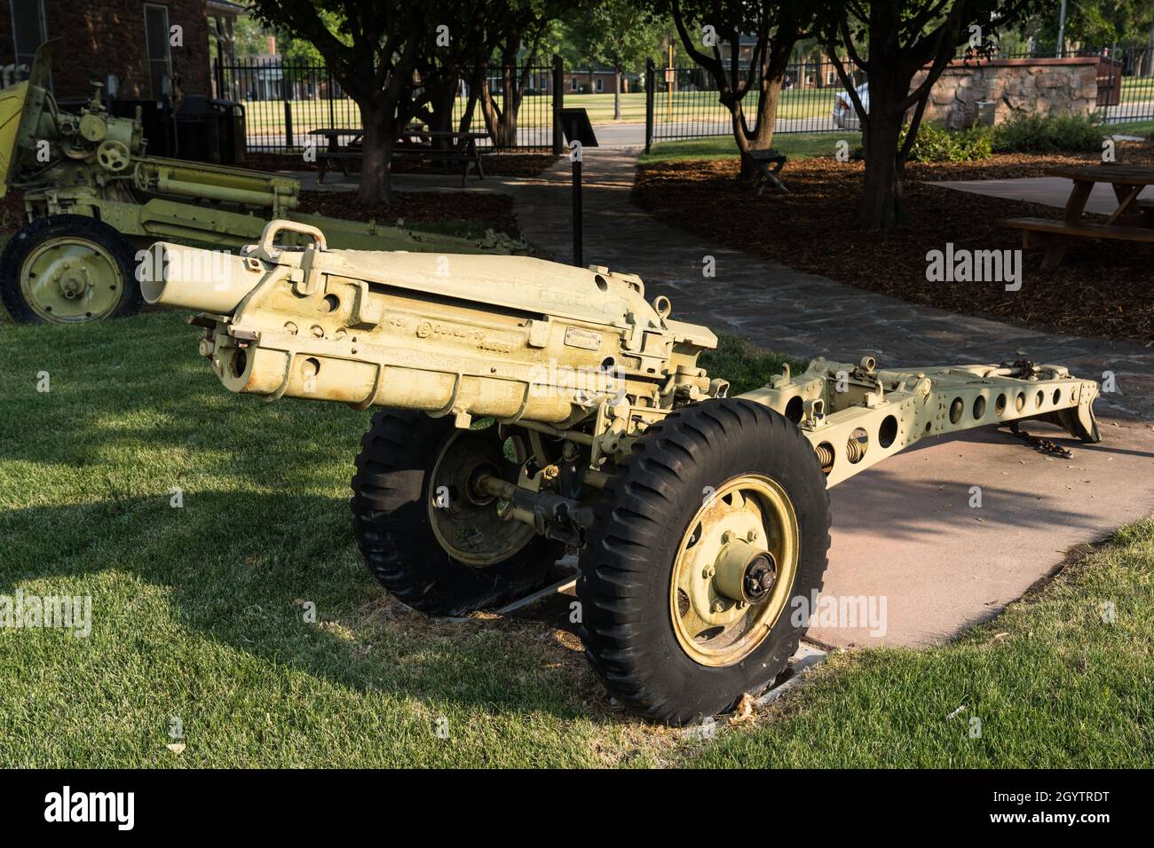 U.S. Model M1A1 75 mm Pack Howitzer in the Ft. Douglas Museum in Utah ...