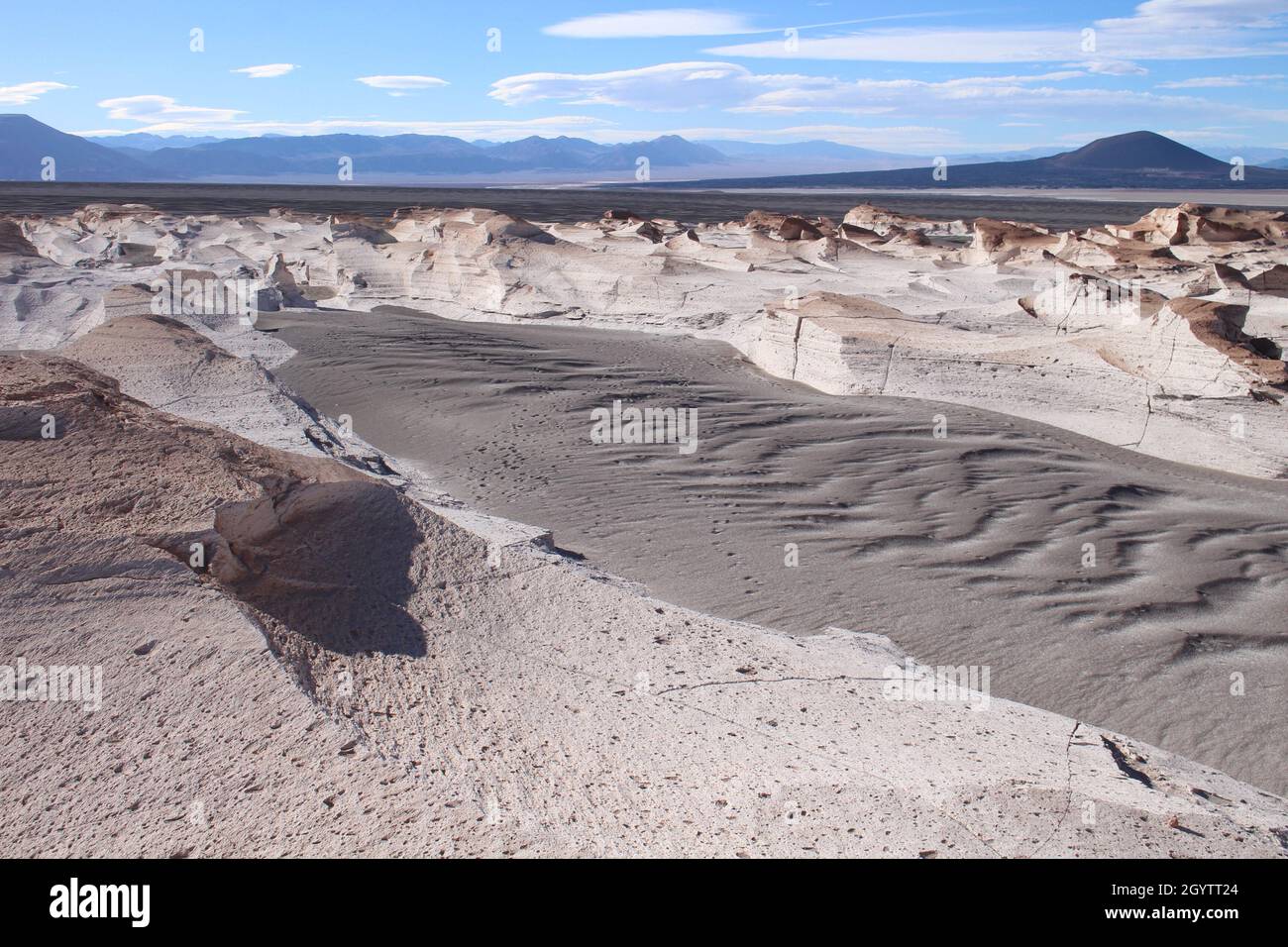 unique pumice field in the world in northwestern Argentina Stock Photo ...