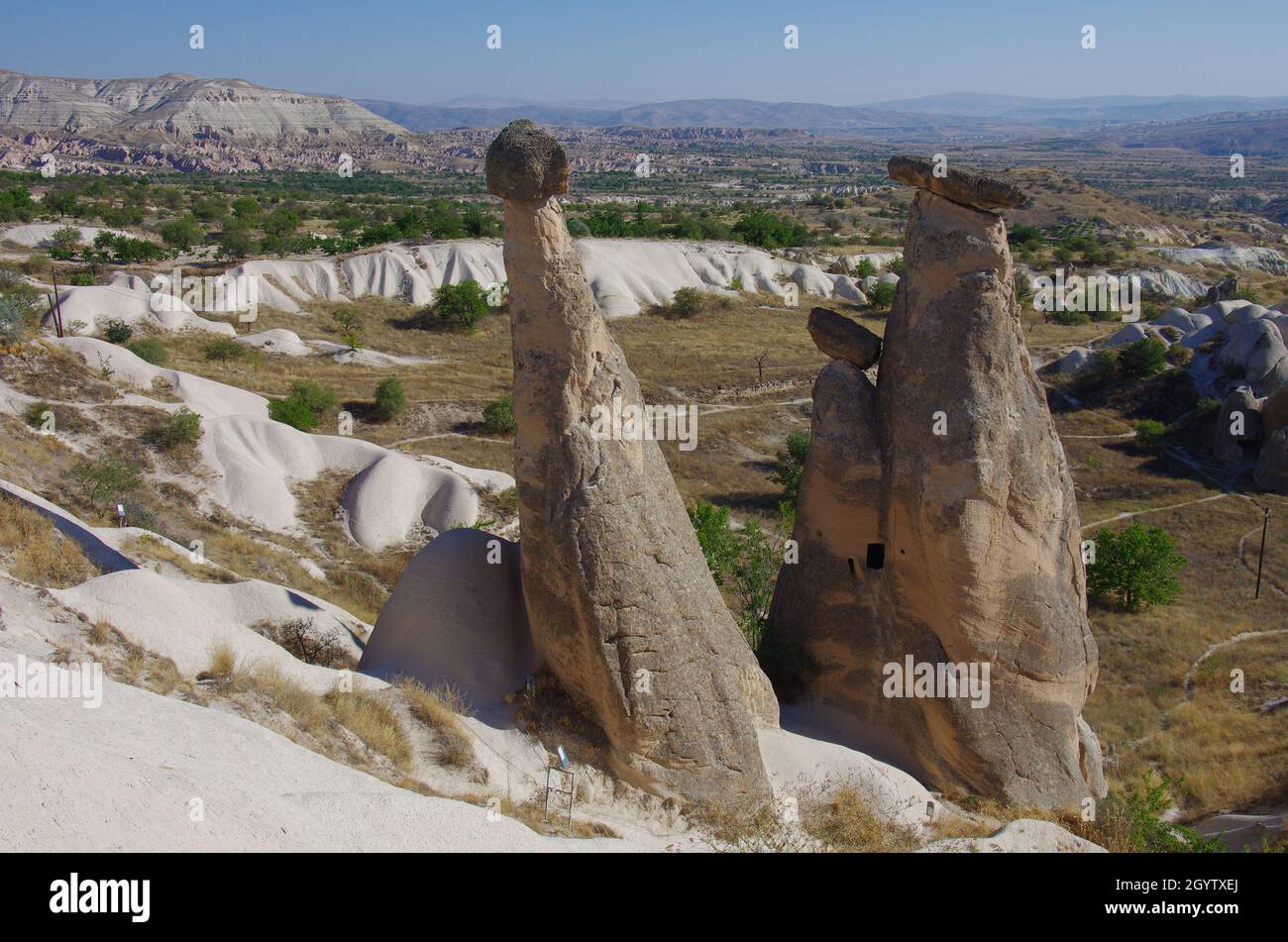 Urgup - Cappadocia - Turkey - Fairy chimneys twin Stock Photo - Alamy