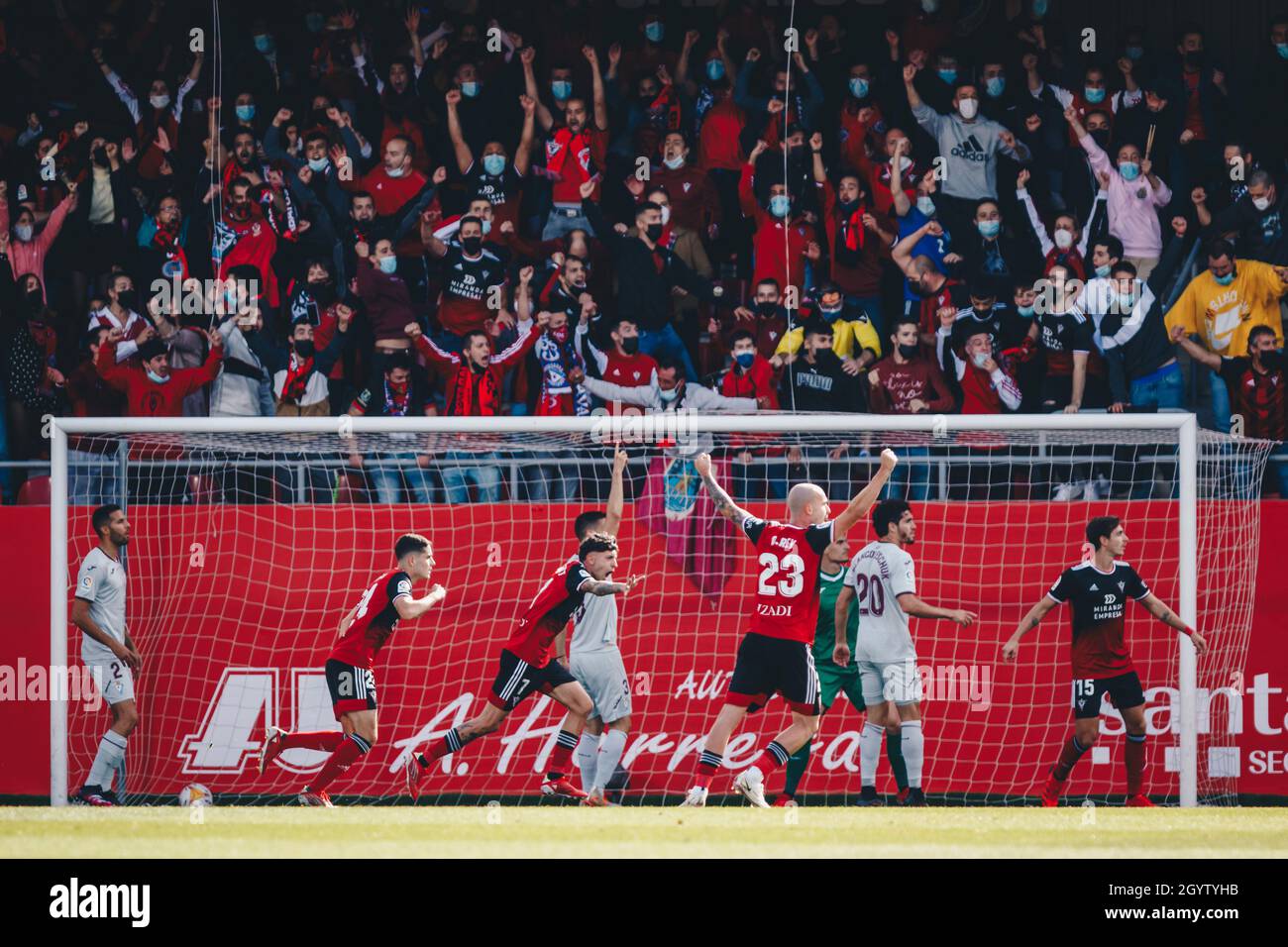 October 9, 2021, Miranda de Ebro, Castilla y LeÃ³n, Spain: MIrandés ...