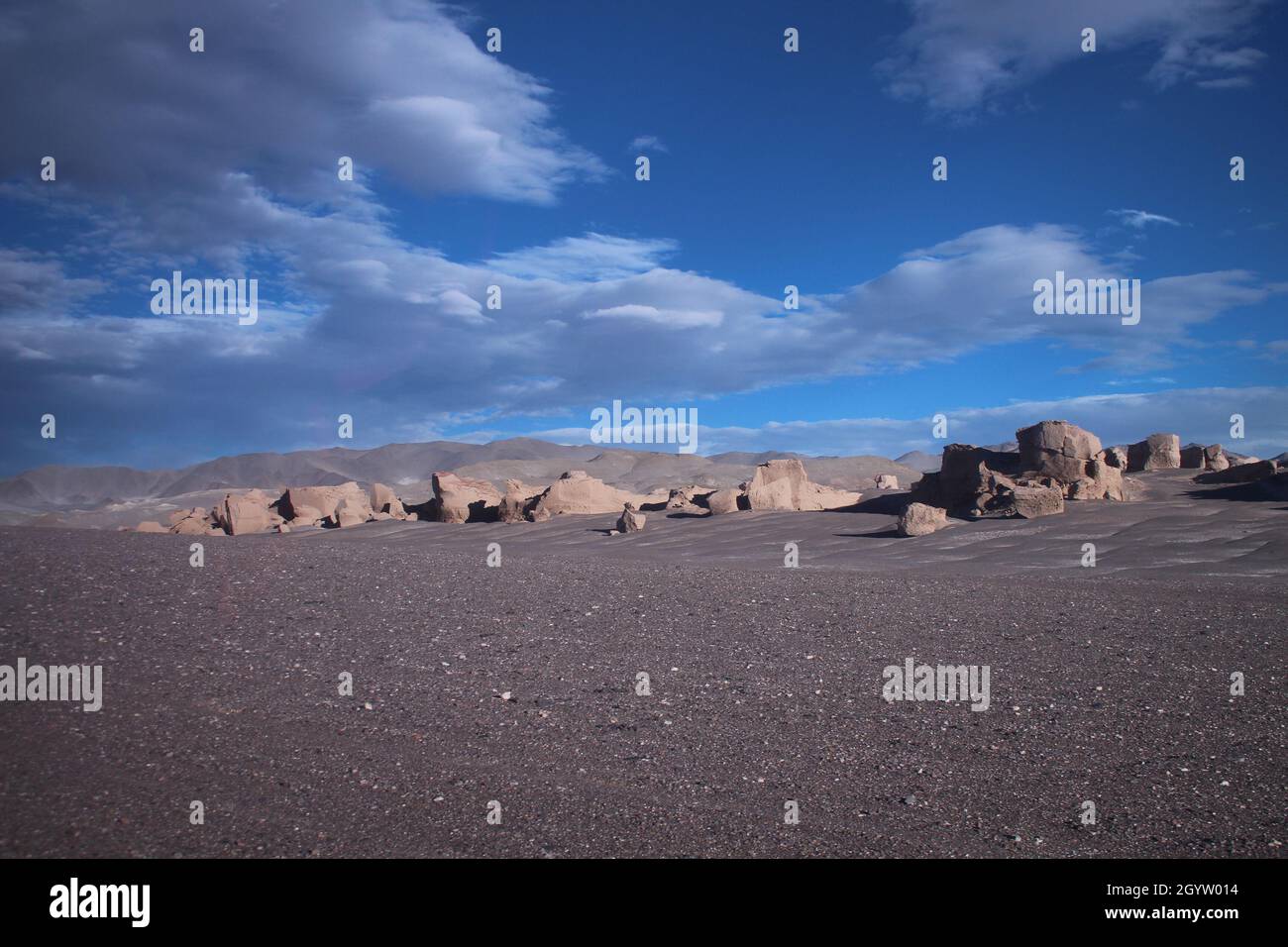 unique pumice field in the world in northwestern Argentina Stock Photo ...