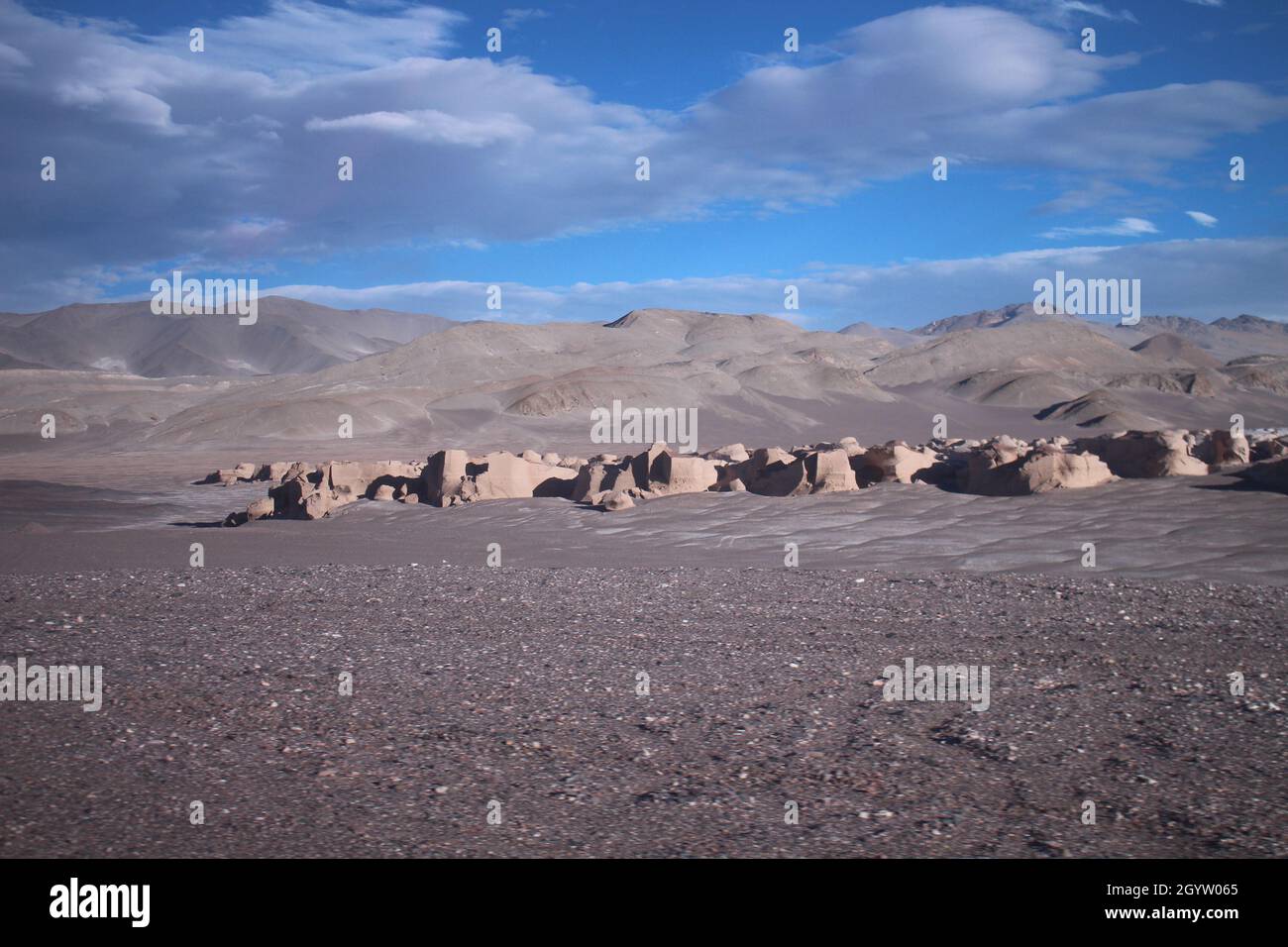 unique pumice field in the world in northwestern Argentina Stock Photo ...