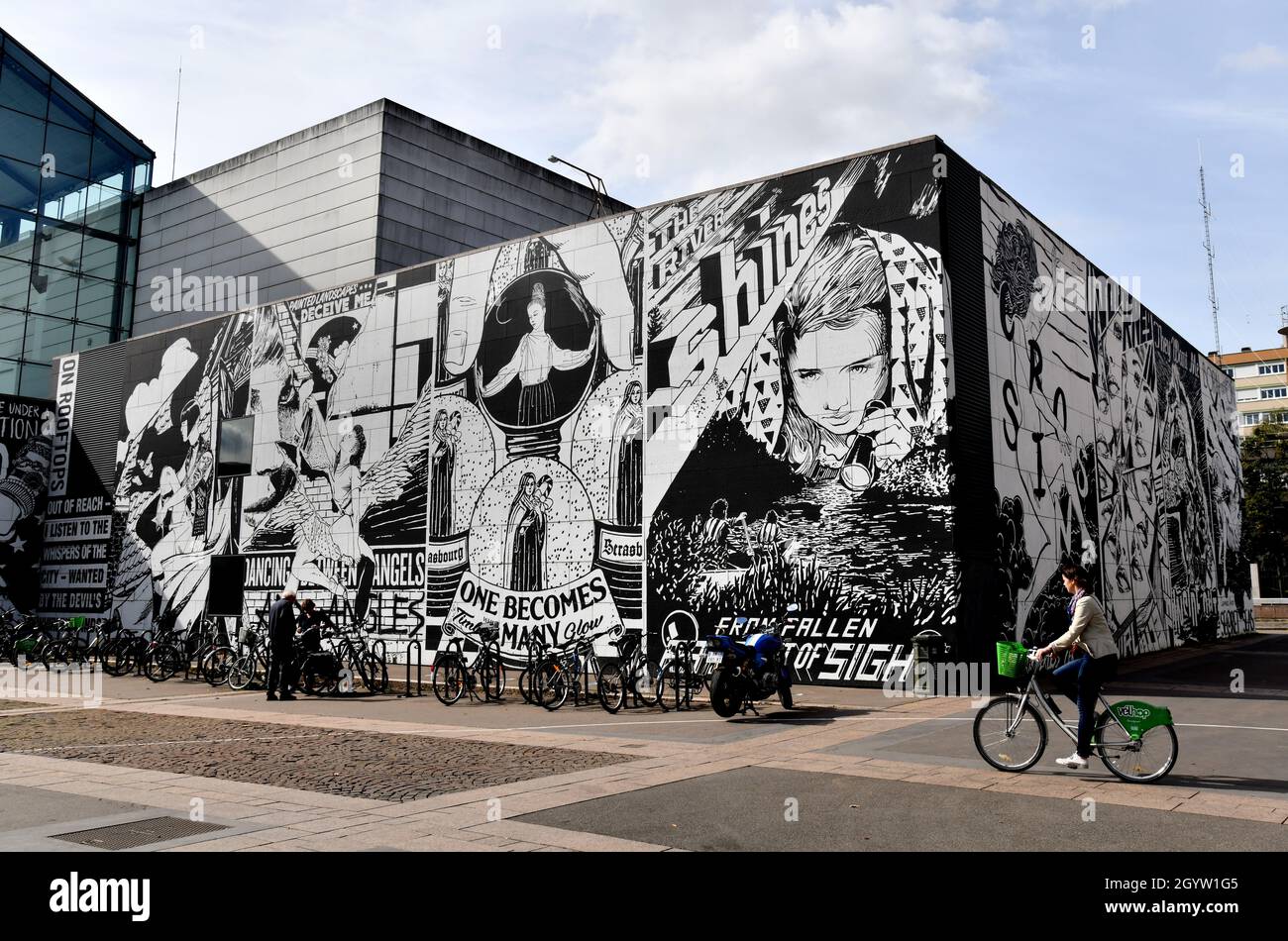 Museum of modern and contemporary Arts Strasbourg, France Stock Photo ...