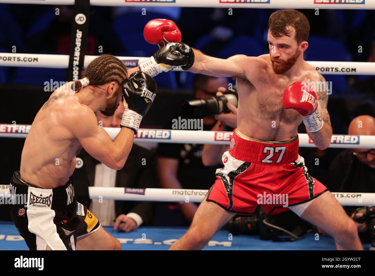 9th October 2021; M&S Bank Arena, Liverpool, England; Matchroom Boxing ...