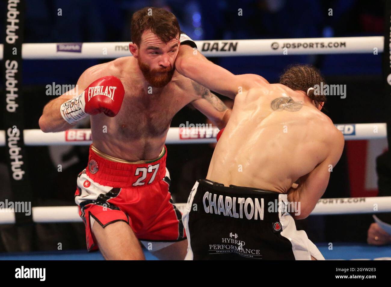 9th October 2021; M&S Bank Arena, Liverpool, England; Matchroom Boxing, Liam Smith versus ...