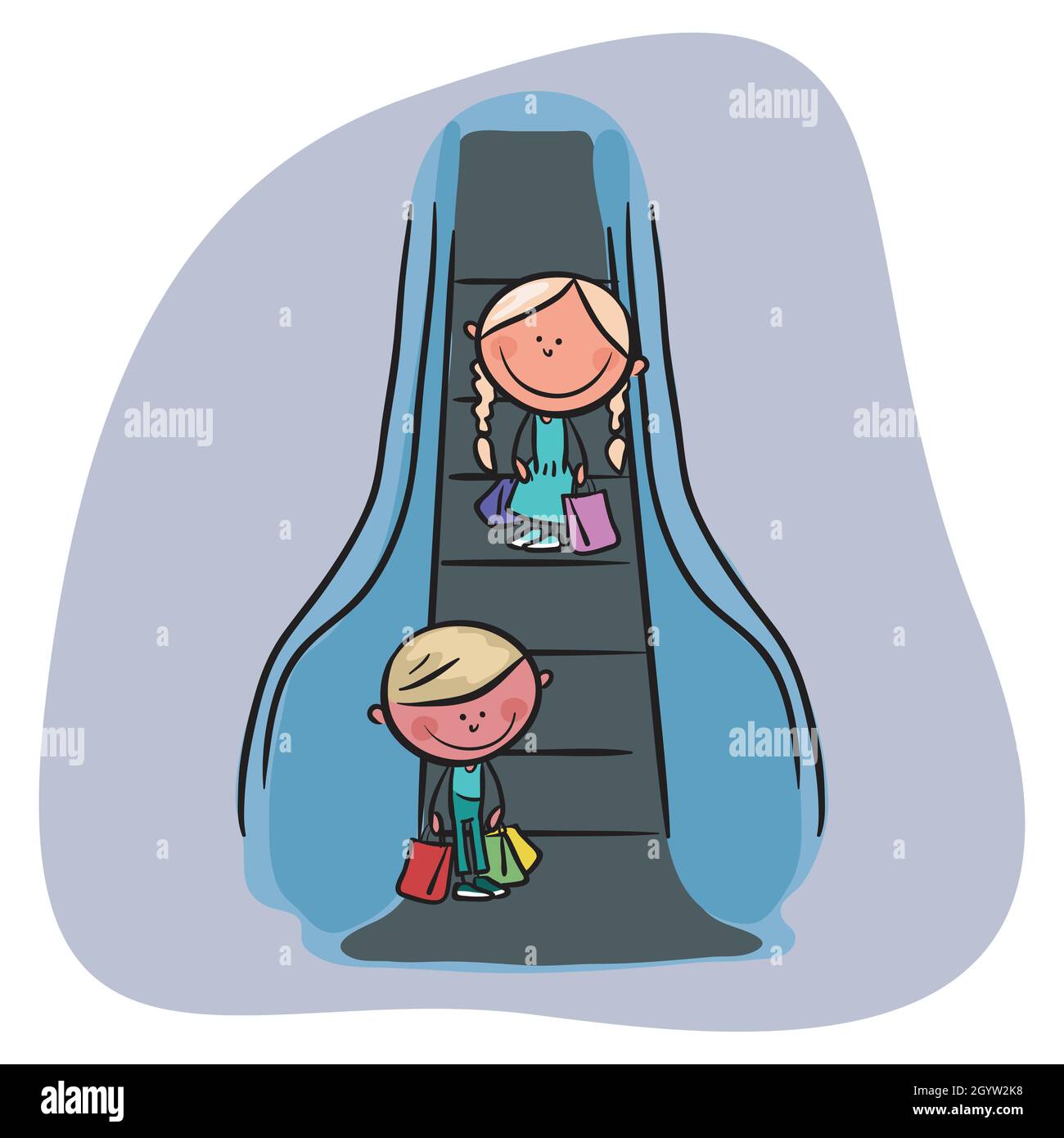 Stick figure illustration happy Stock Vector Images - Alamy