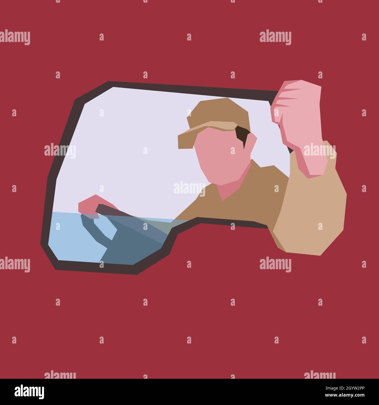 Strong Driver illustration Stock Vector Image & Art - Alamy