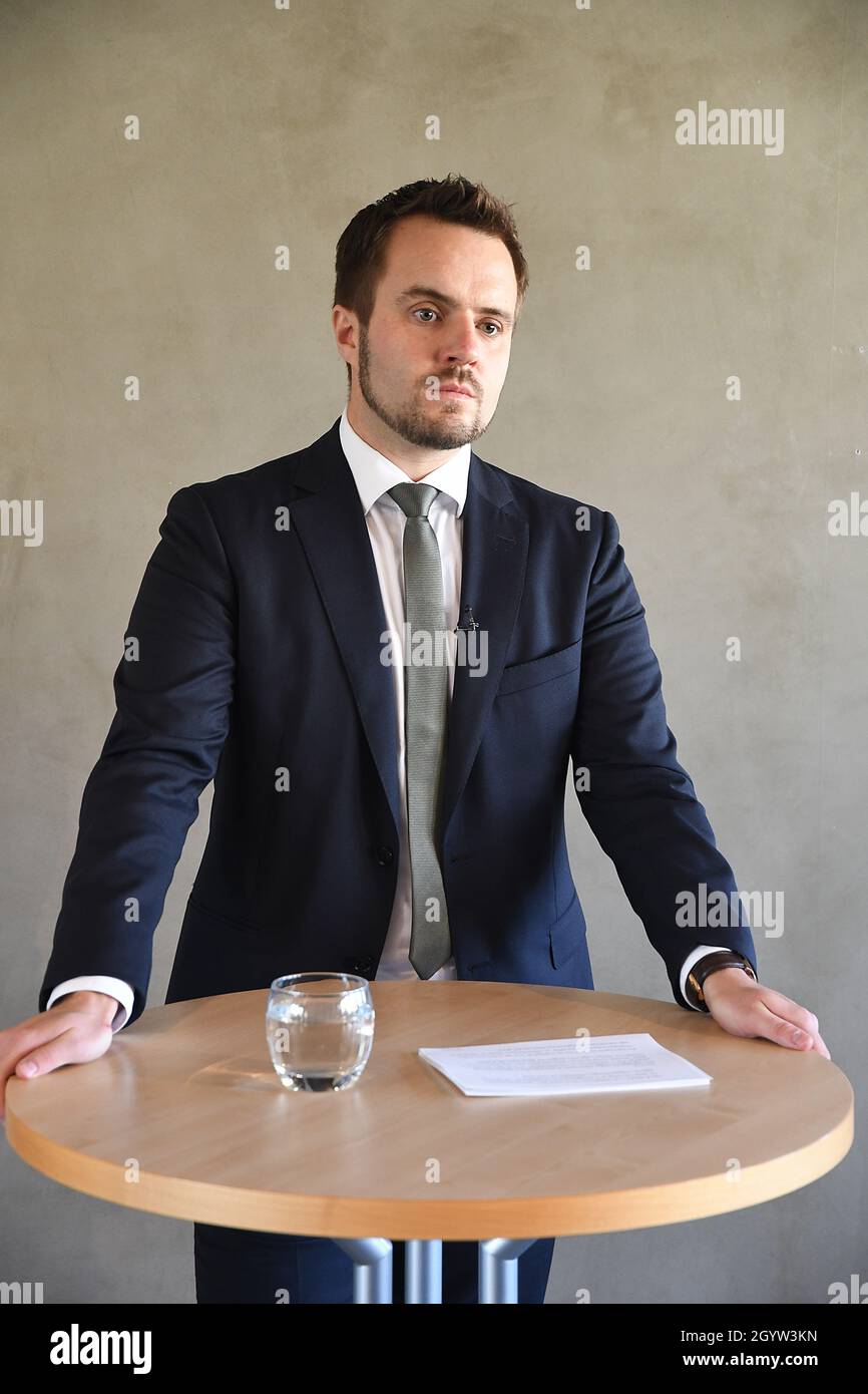 Copenhagen /Denmark/ 09.Octobert 2019/ Simon Kollerup danish minister ...