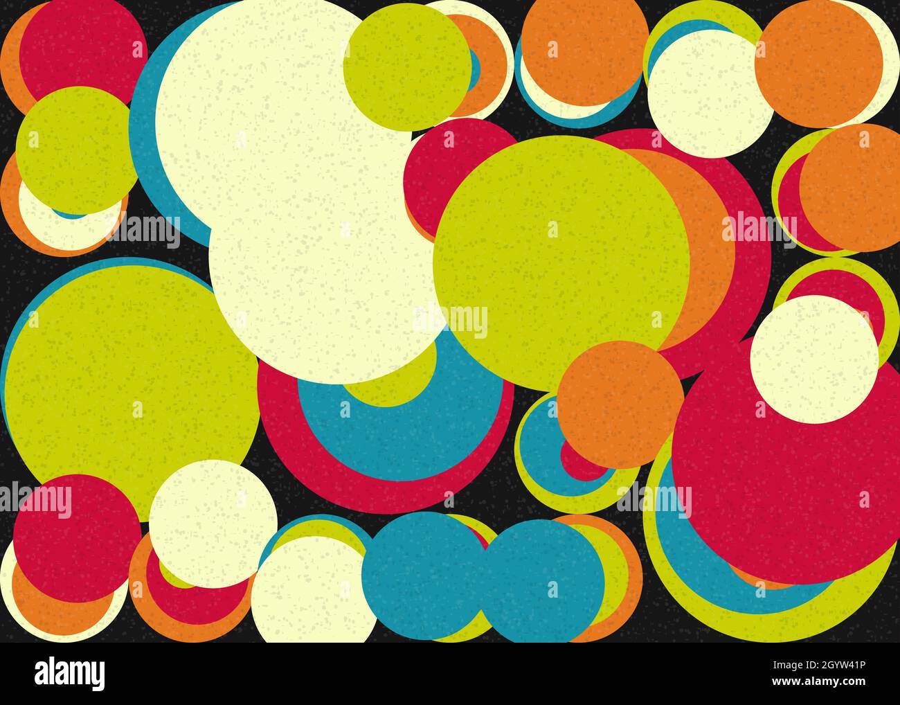 Abstract Geometrical generative computational art illustration Stock ...