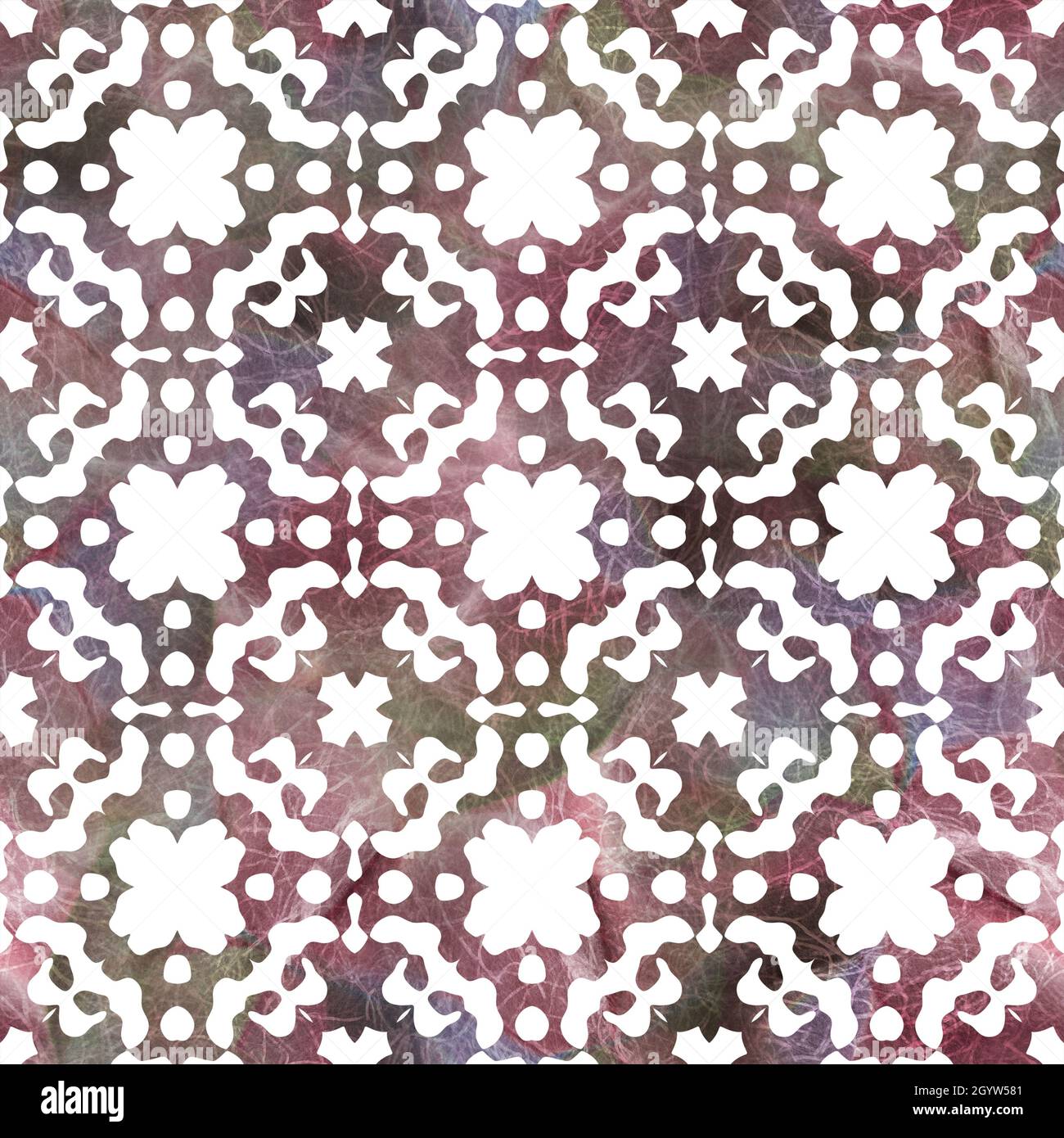 Seamless white on color interior wall tile style surface pattern design ...