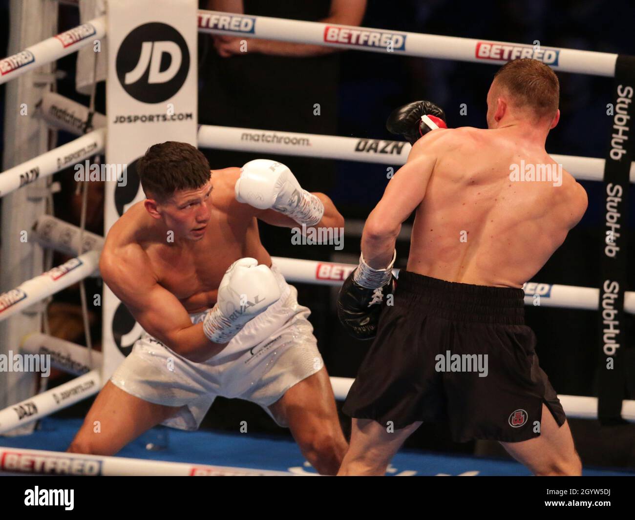 9th October 2021; M&S Bank Arena, Liverpool, England; Matchroom Boxing ...