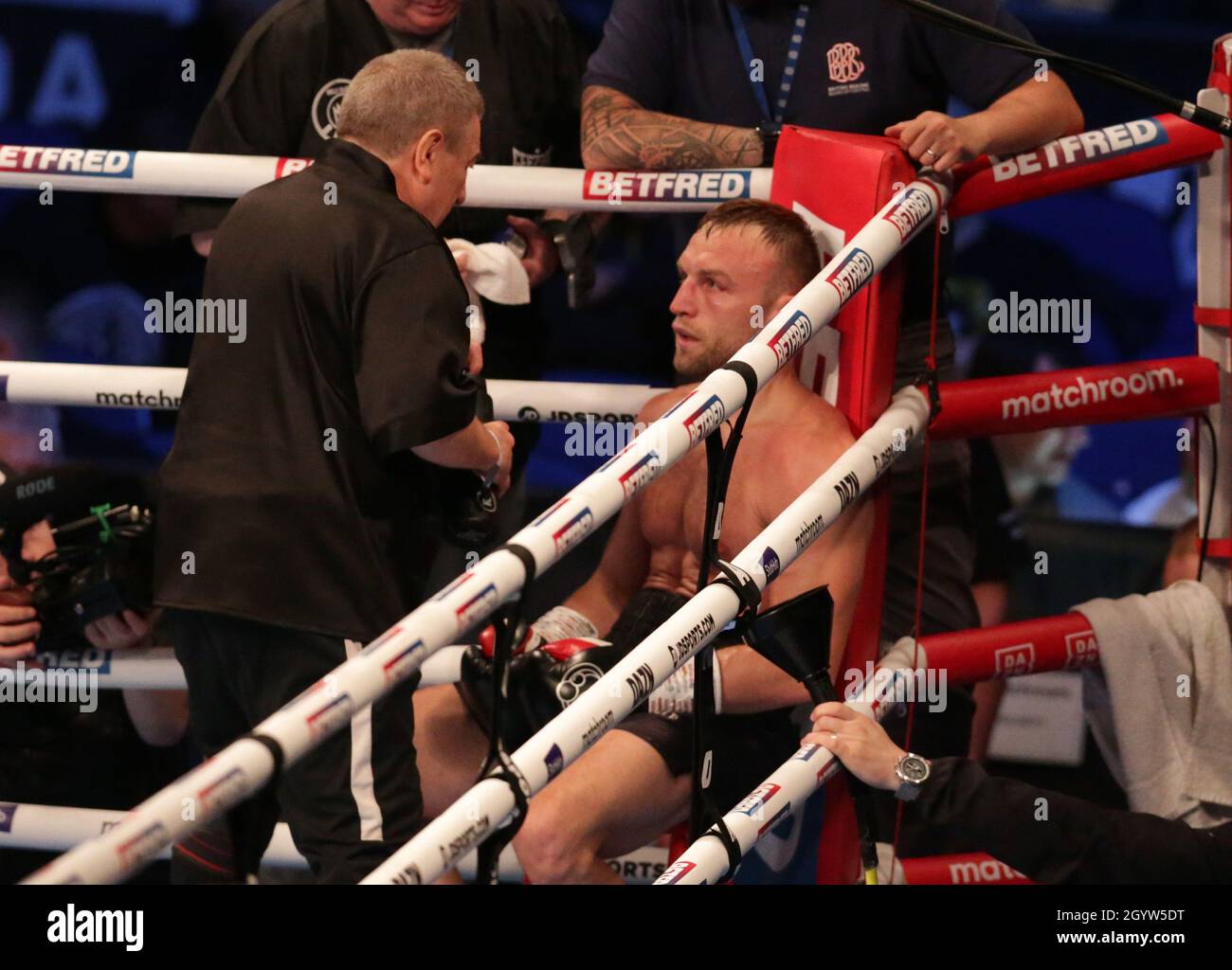 9th October 2021; M&S Bank Arena, Liverpool, England; Matchroom Boxing ...