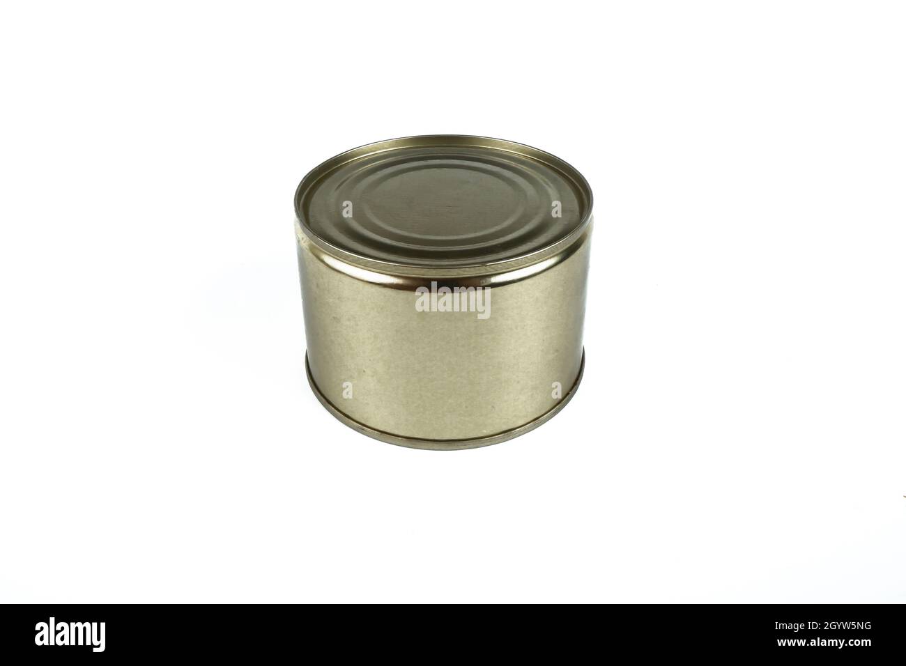 tin can of canned food, isolated on a white background Stock Photo - Alamy