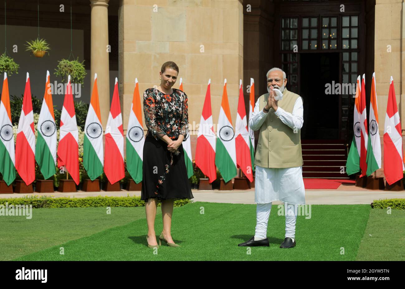 New Delhi, India. 09th Oct, 2021. Indian Prime Minister Narendra Modi ...
