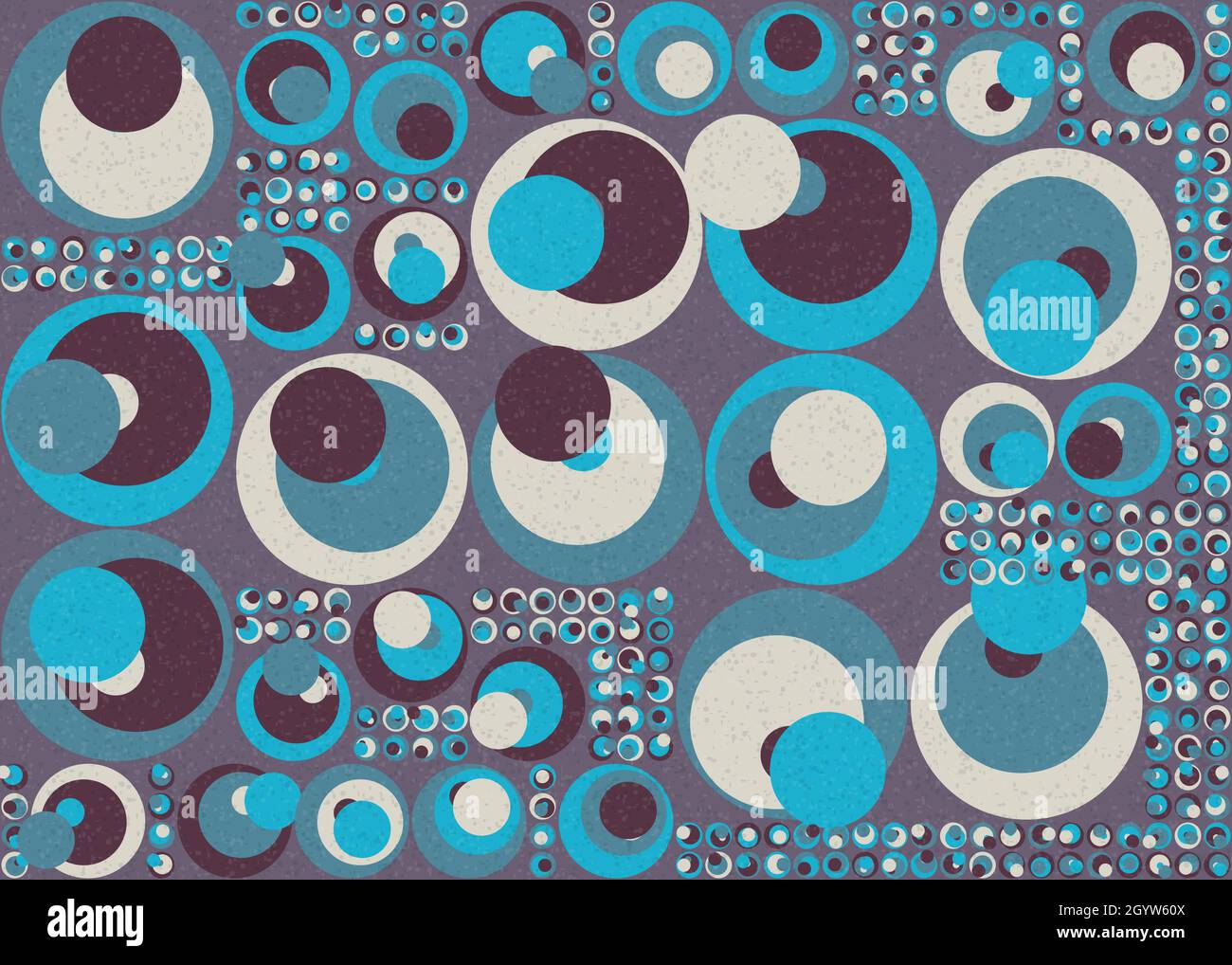 Abstract Geometrical generative computational art illustration Stock ...