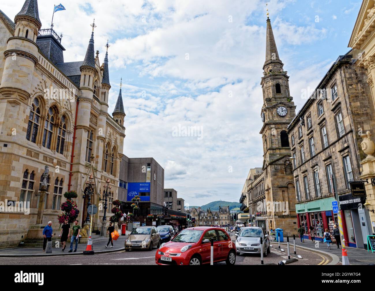 Inverness Town House in the city center - Highland Scotland - United ...