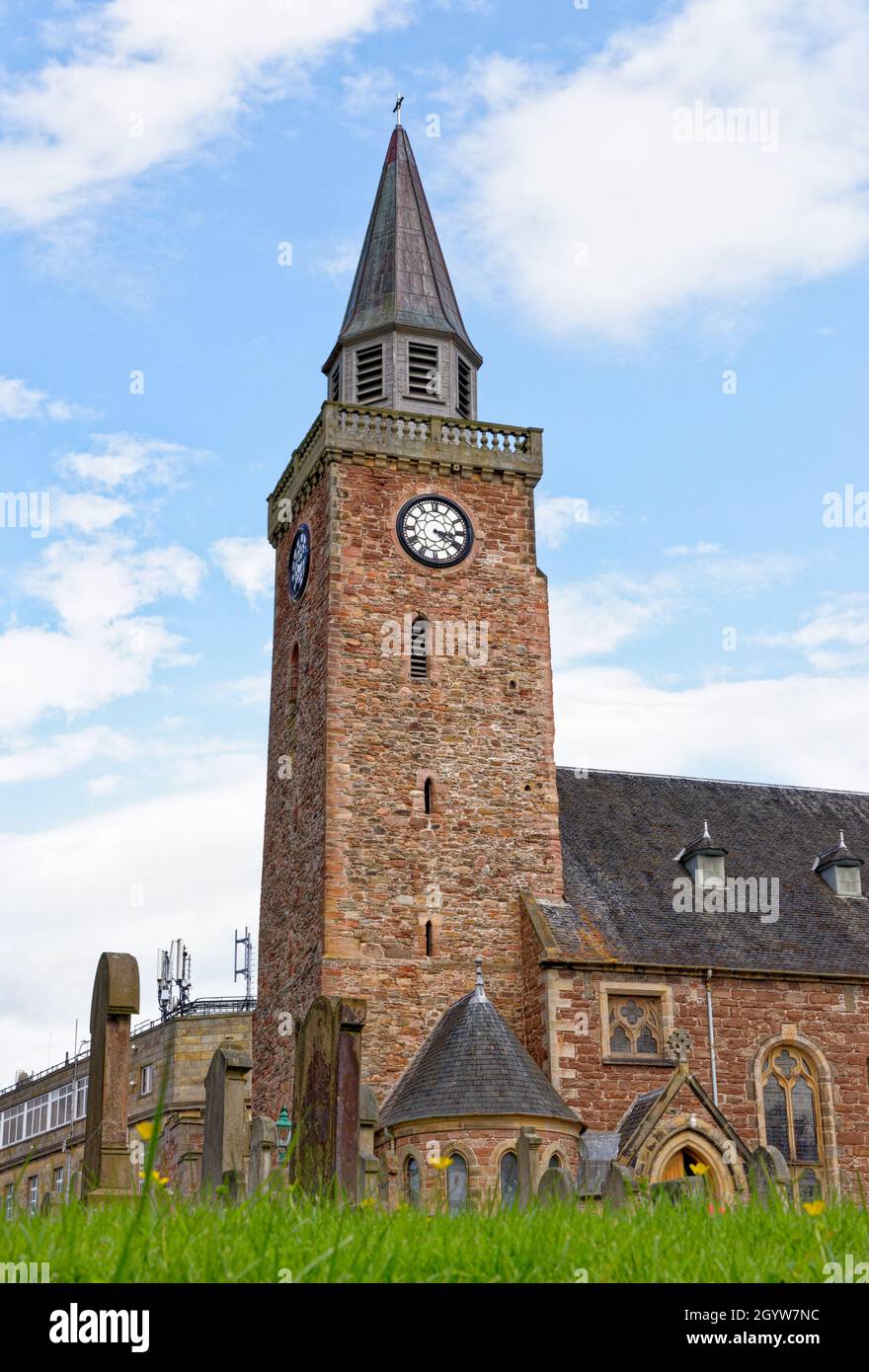 Old High Church by the River Ness in Inverness. Inverness, Scotland ...